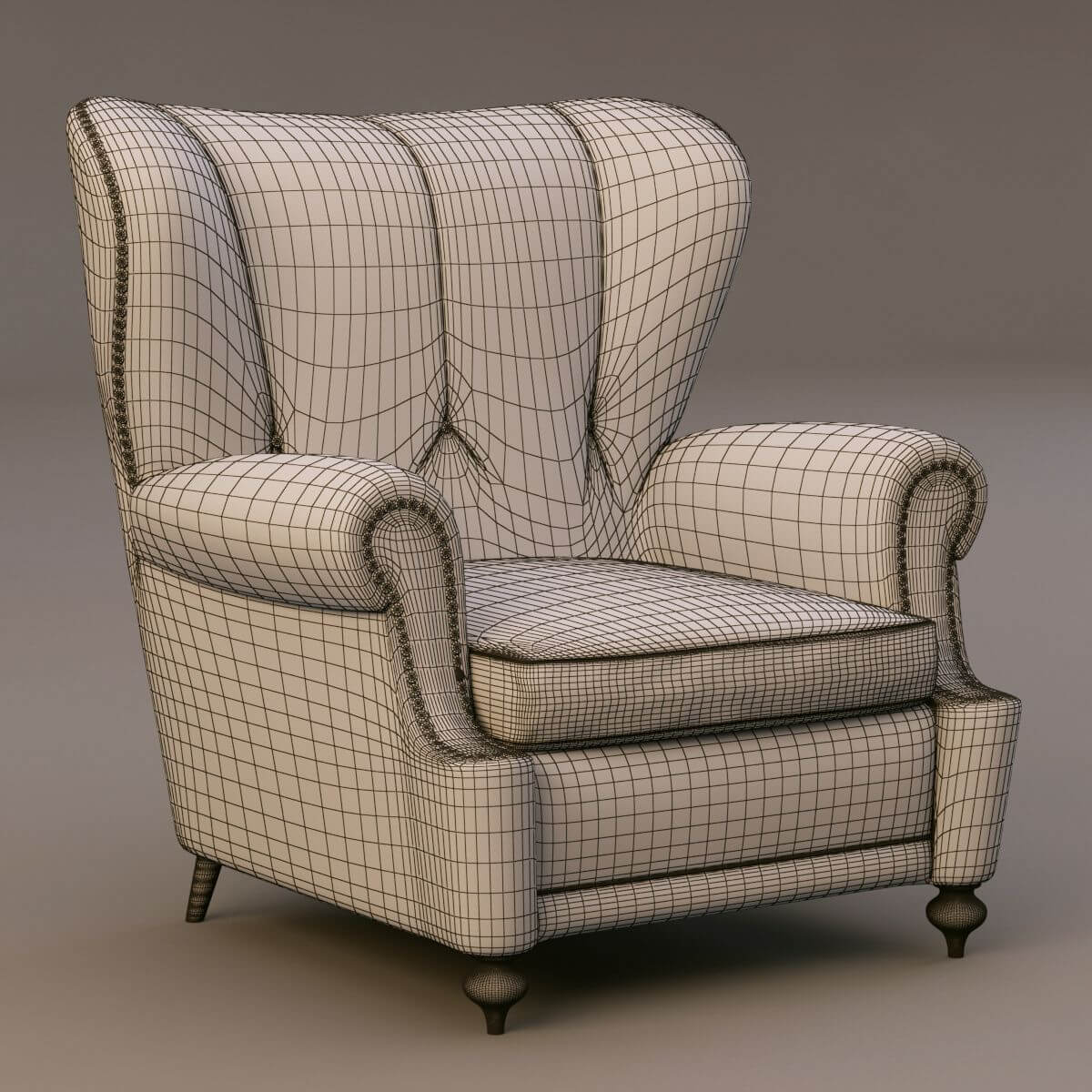 Pigoli Esedra Chair - 3D Model by zifir3d