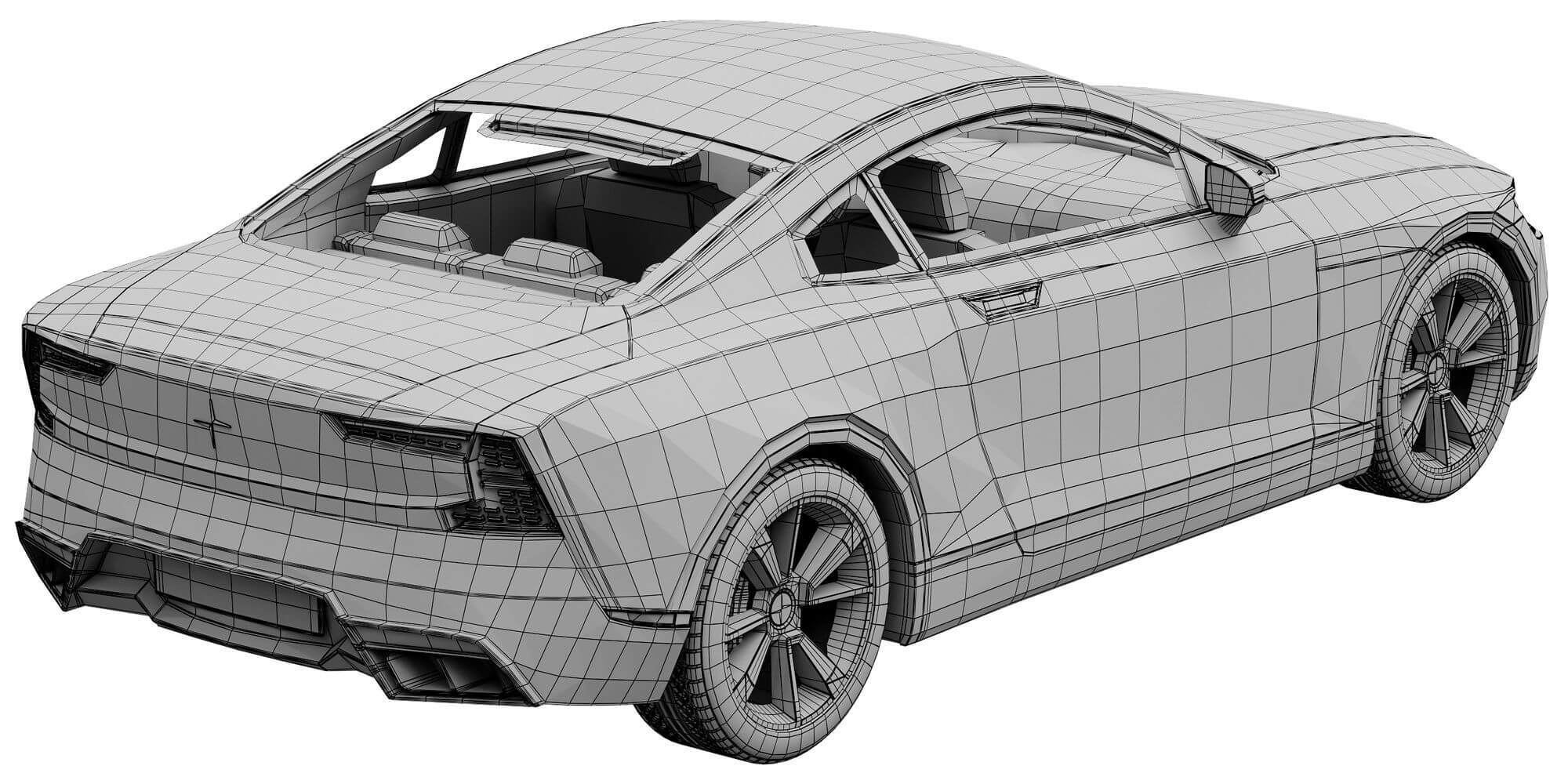 Polestar 1 - 3D Model by zifir3d