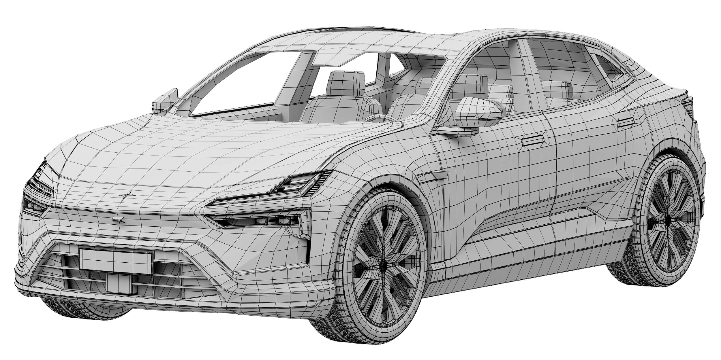 Polestar 4 - 3D Model by zifir3d