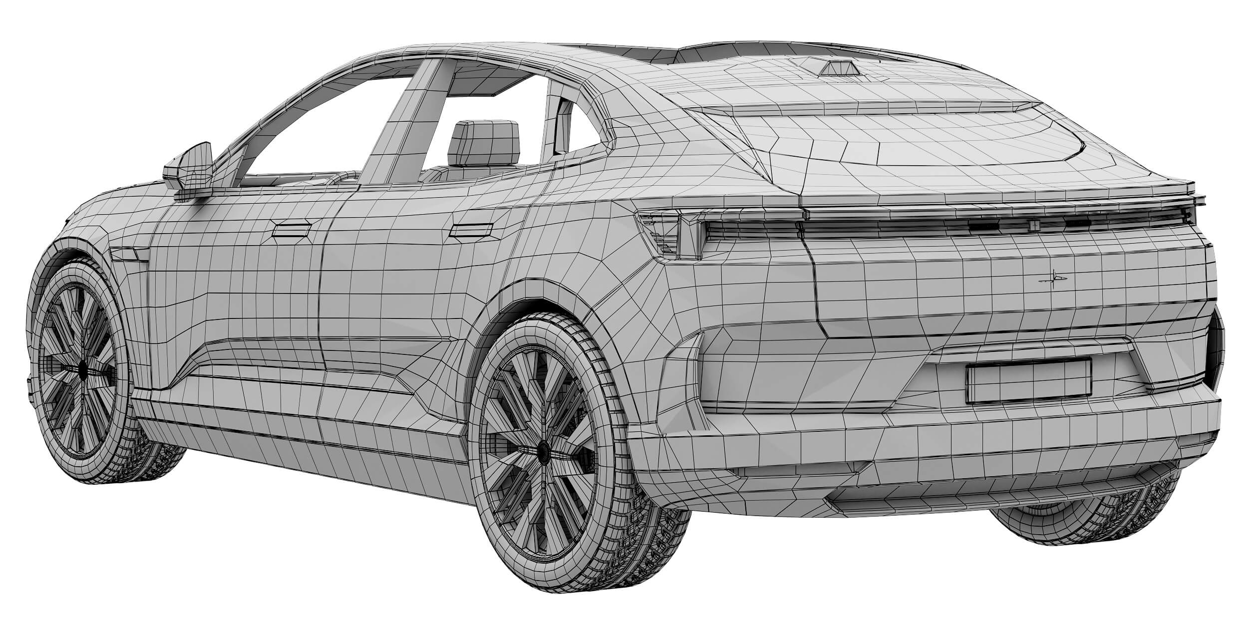 Polestar 4 - 3D Model by zifir3d