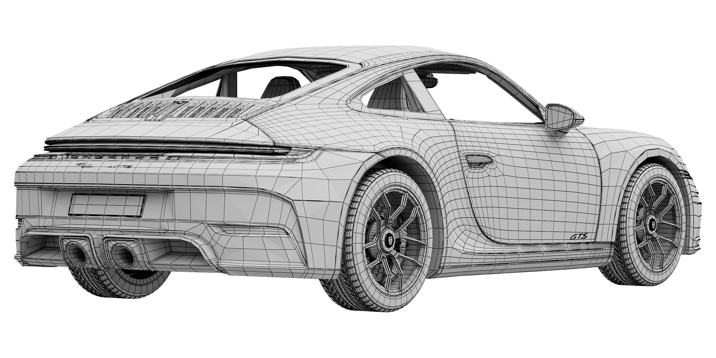 Porsche 911 Carrera GTS 2025 - 3D Model by zifir3d