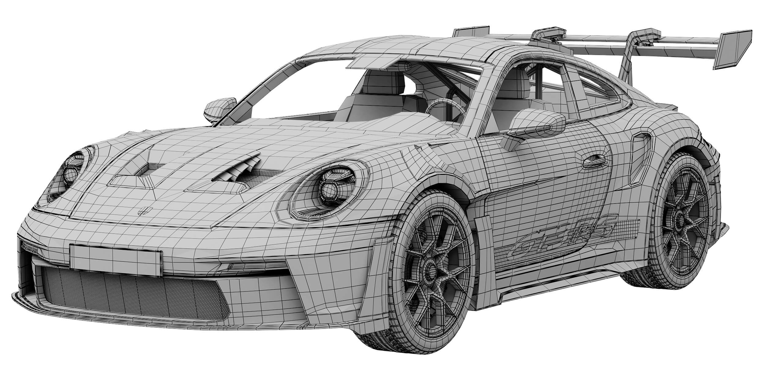 Porsche 911 GT3 RS - 3D Model by zifir3d