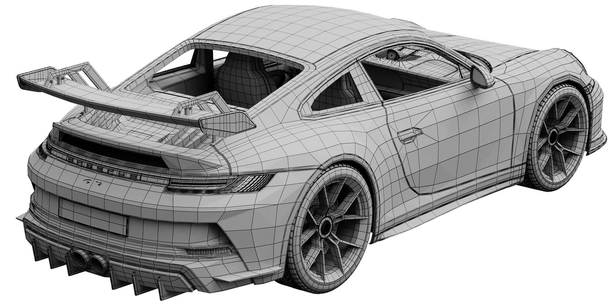 Porsche 911 GT3 - 3D Model by zifir3d