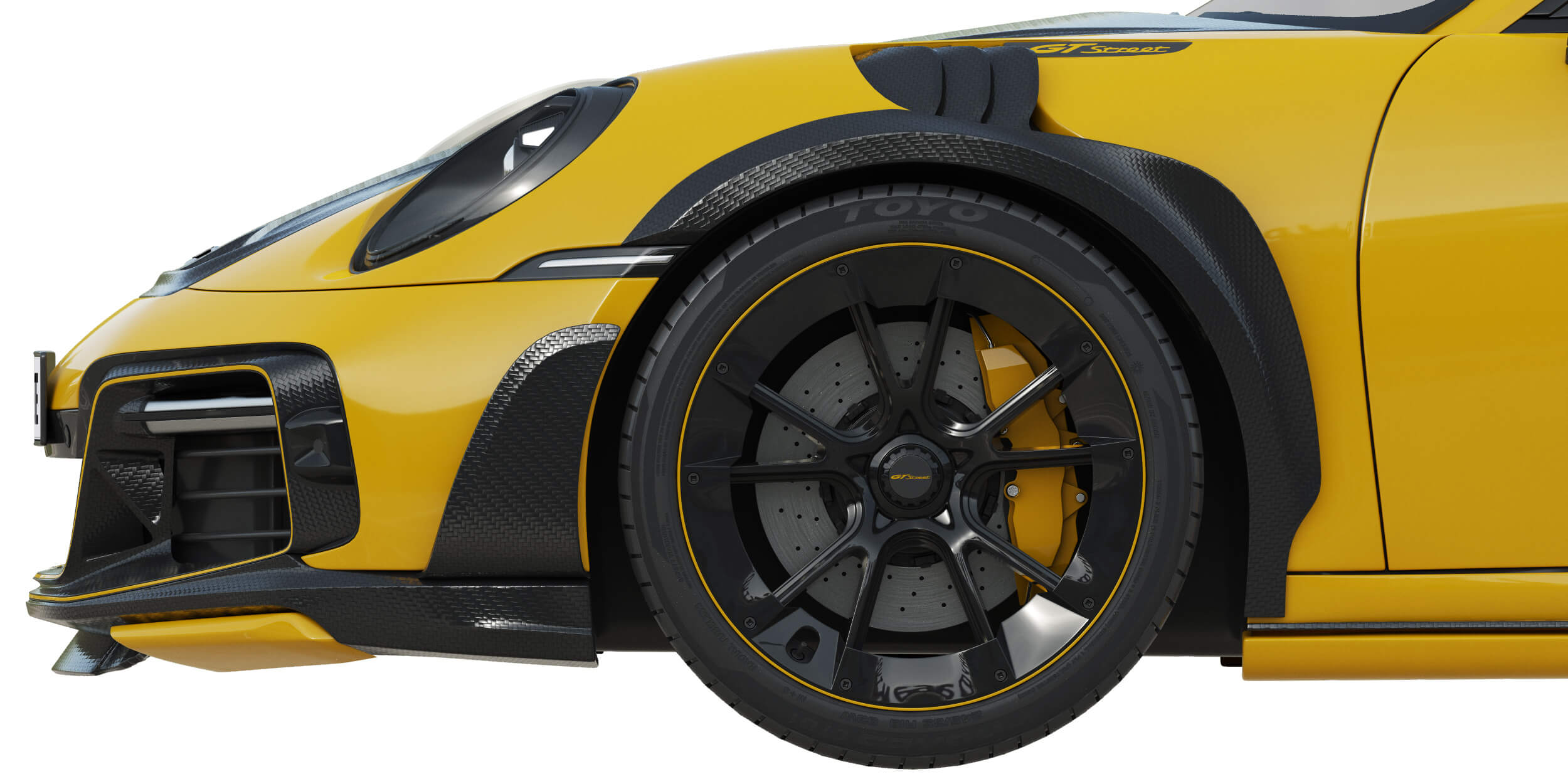 Porsche 911 Techart GT-Street R 3D Model by zifir3d