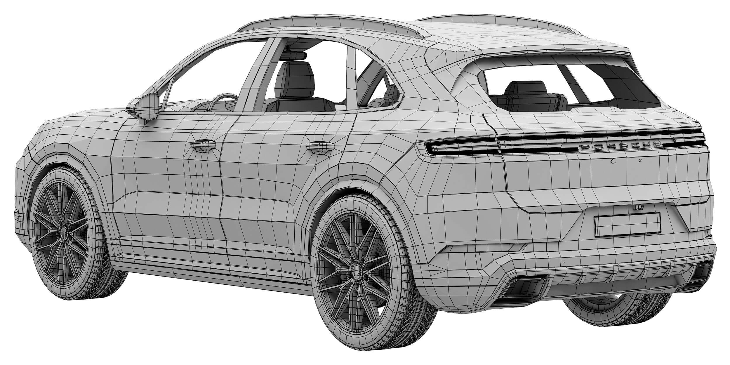Porsche Cayenne - 3D Model by zifir3d