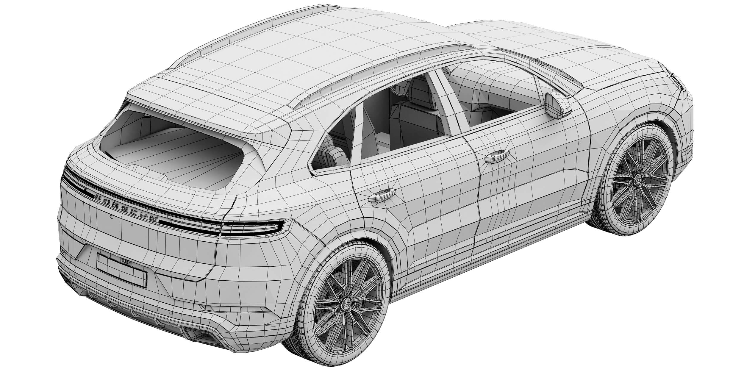 Porsche Cayenne - 3D Model by zifir3d