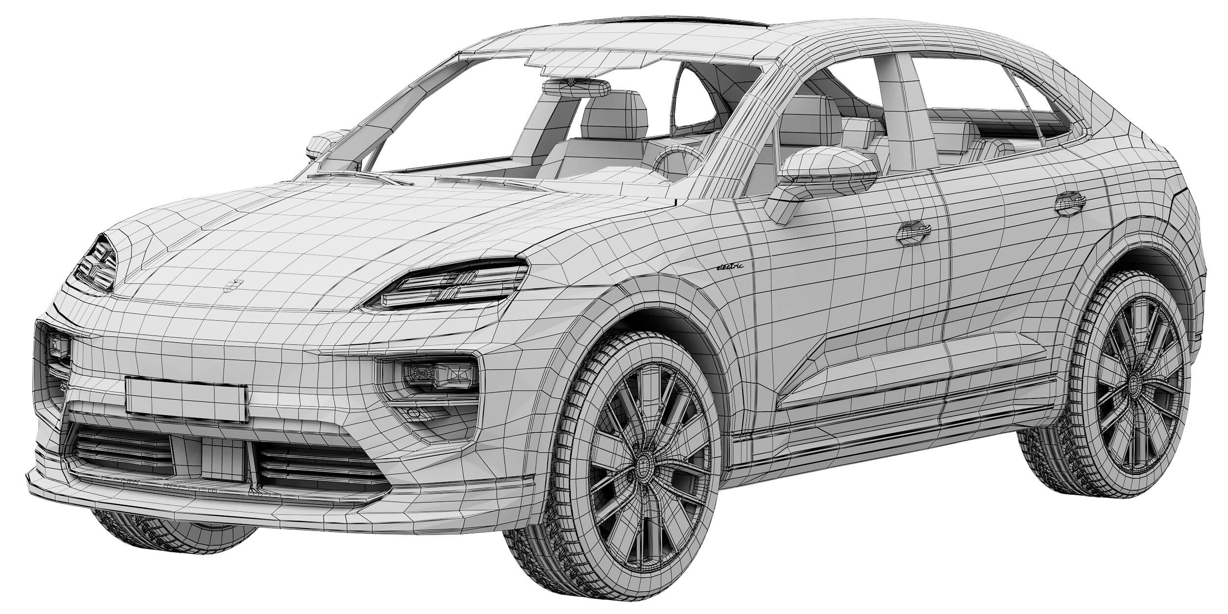 Porsche Macan 4 Electric - 3D Model by zifir3d