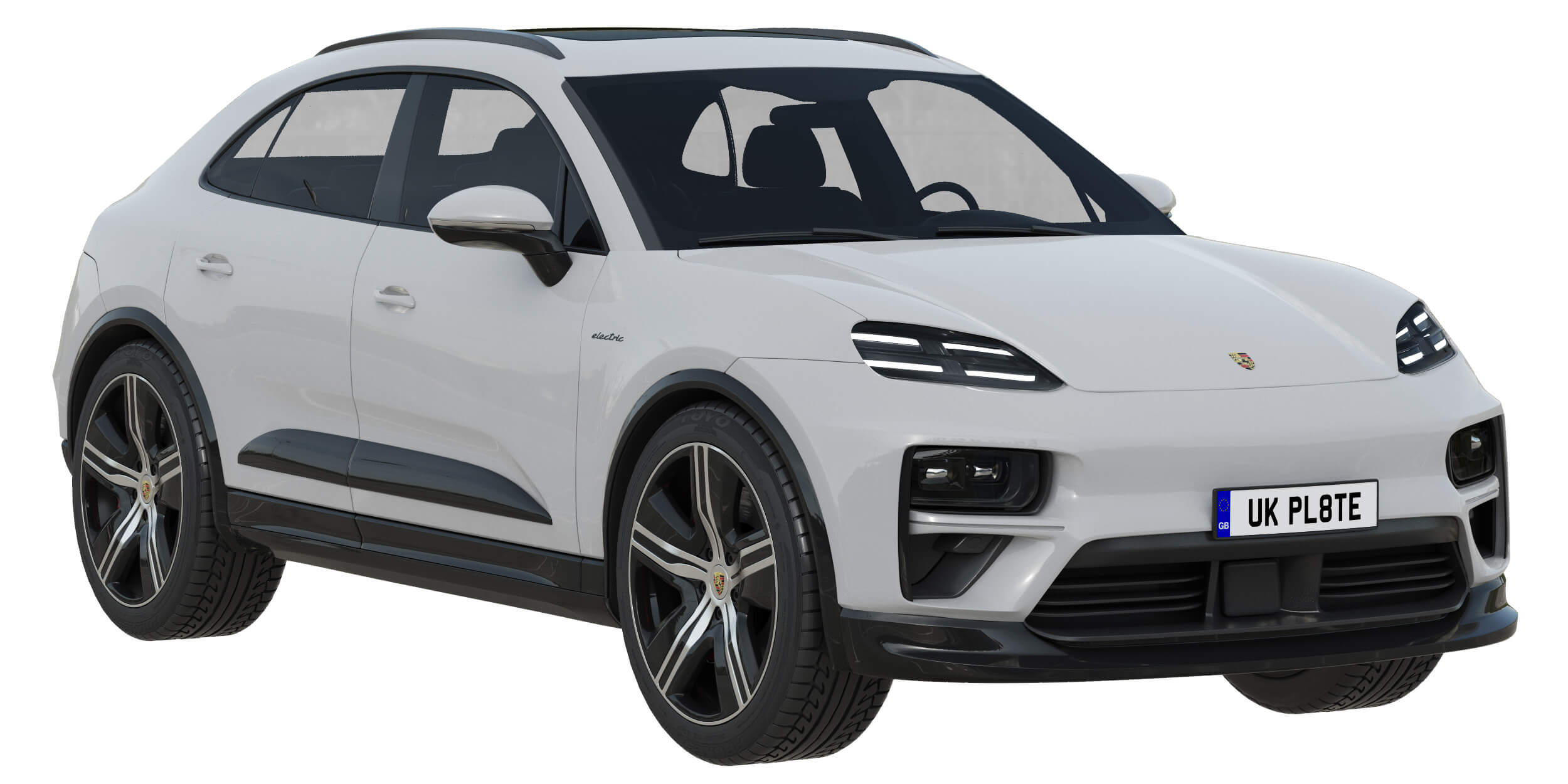 Porsche Macan Turbo Electric - 3D Model by zifir3d