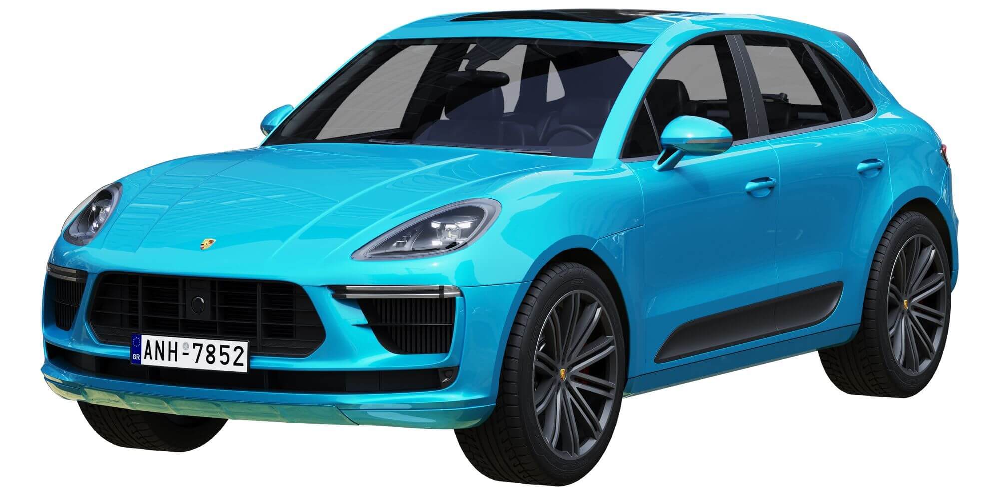 Porsche Macan Turbo - 3D Model by zifir3d