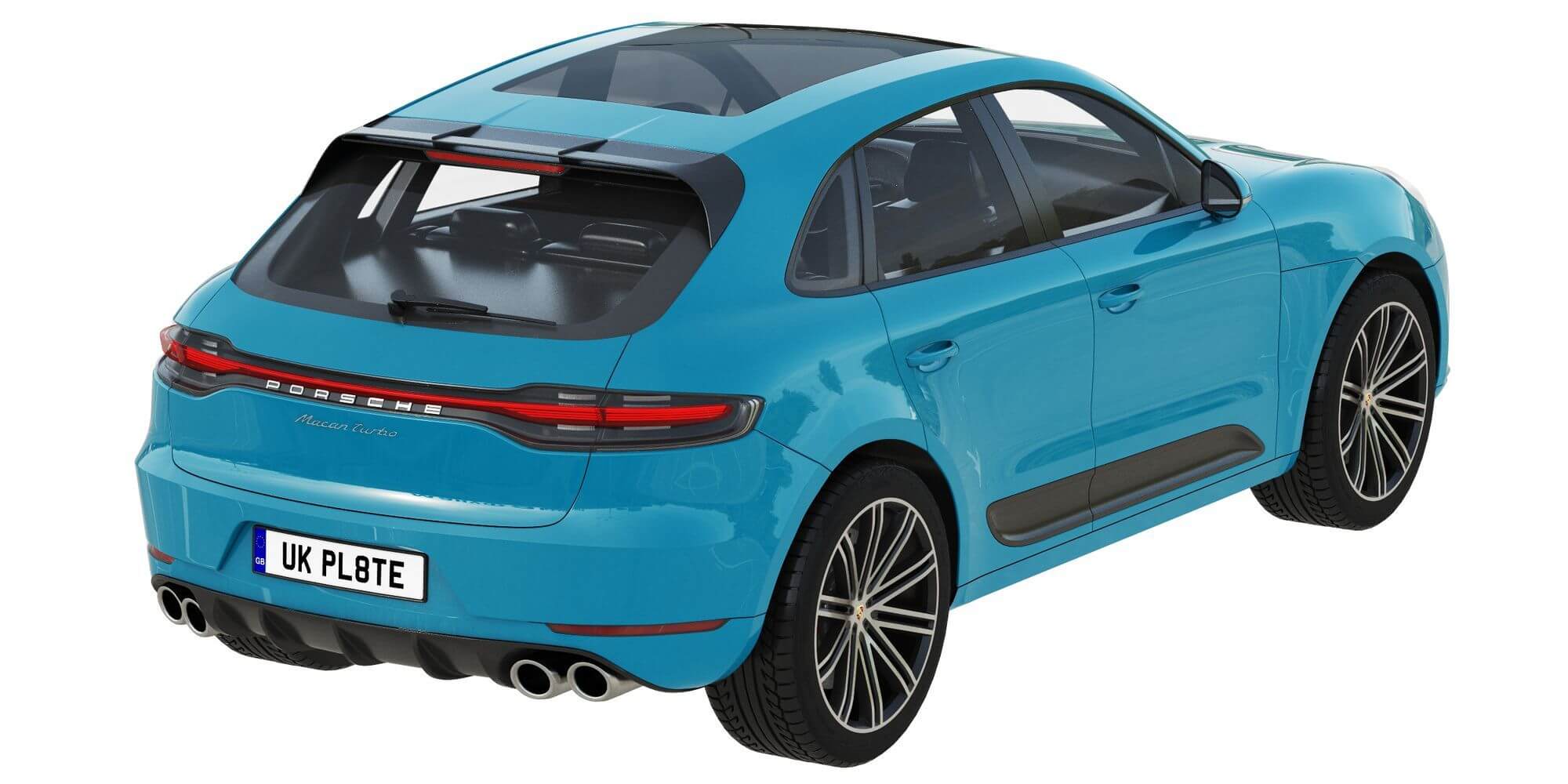Porsche Macan Turbo - 3D Model by zifir3d