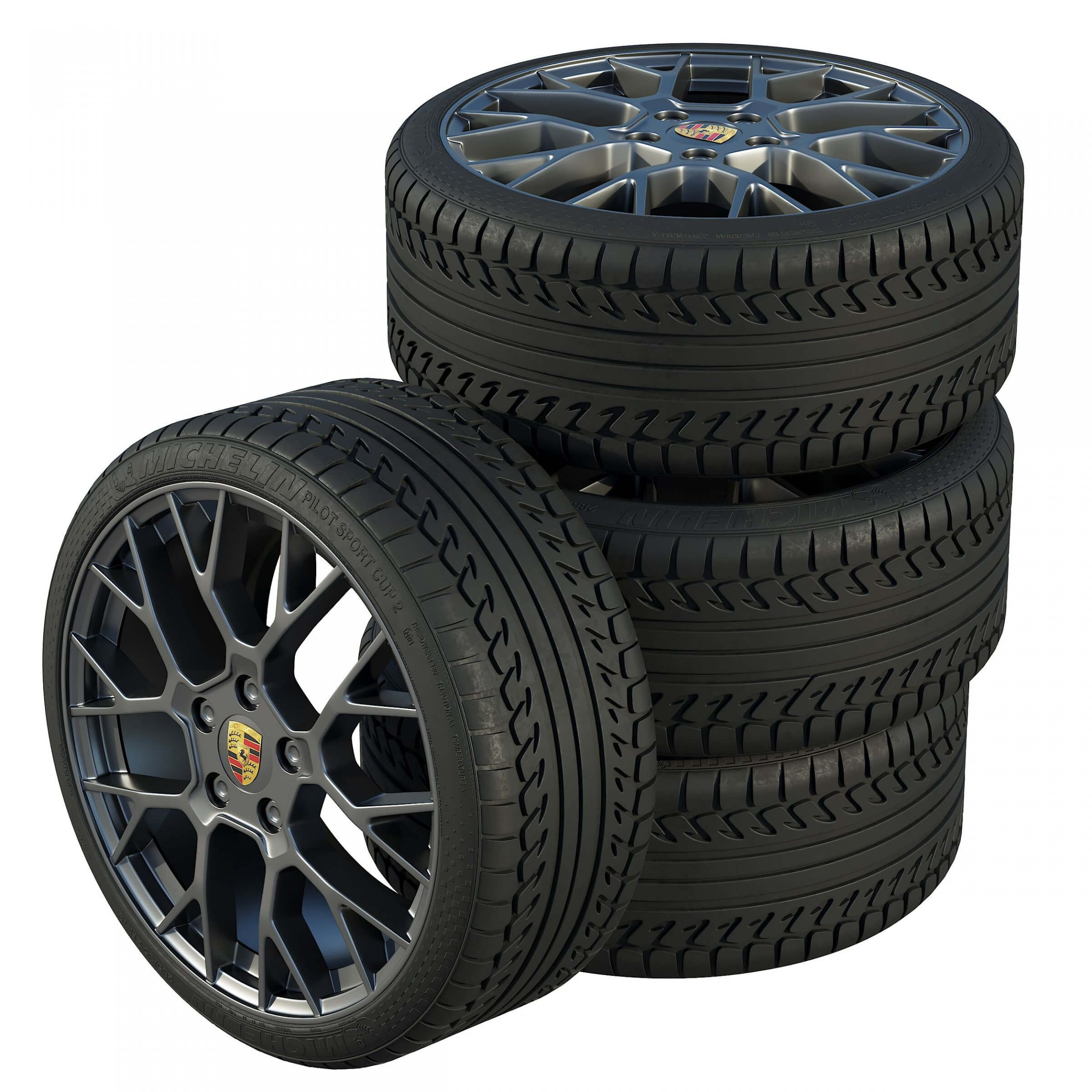 Porsche Tire 1 - 3D Model by zifir3d