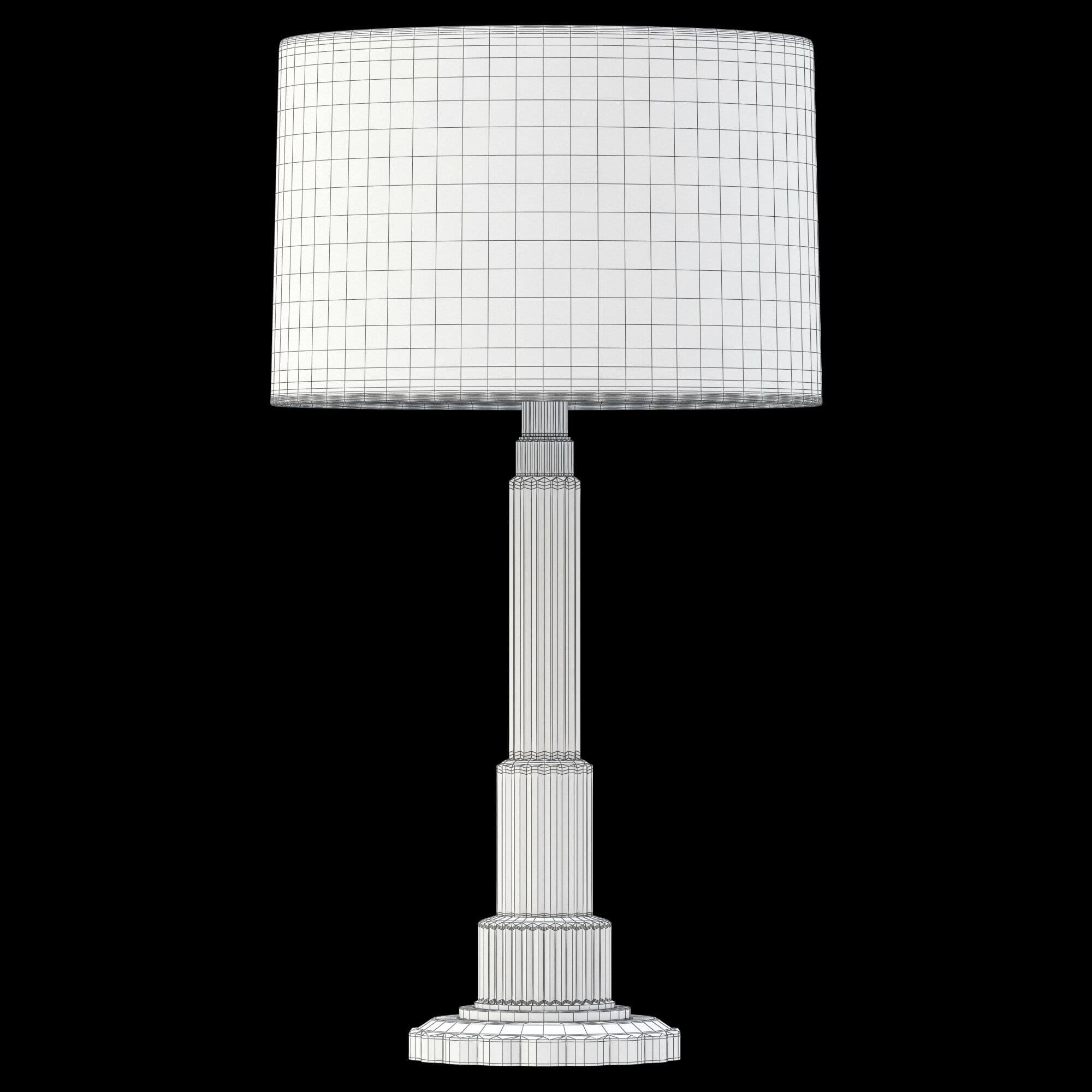 Ralph Lauren Briggs Crystal Table Lamp - 3D Model by zifir3d