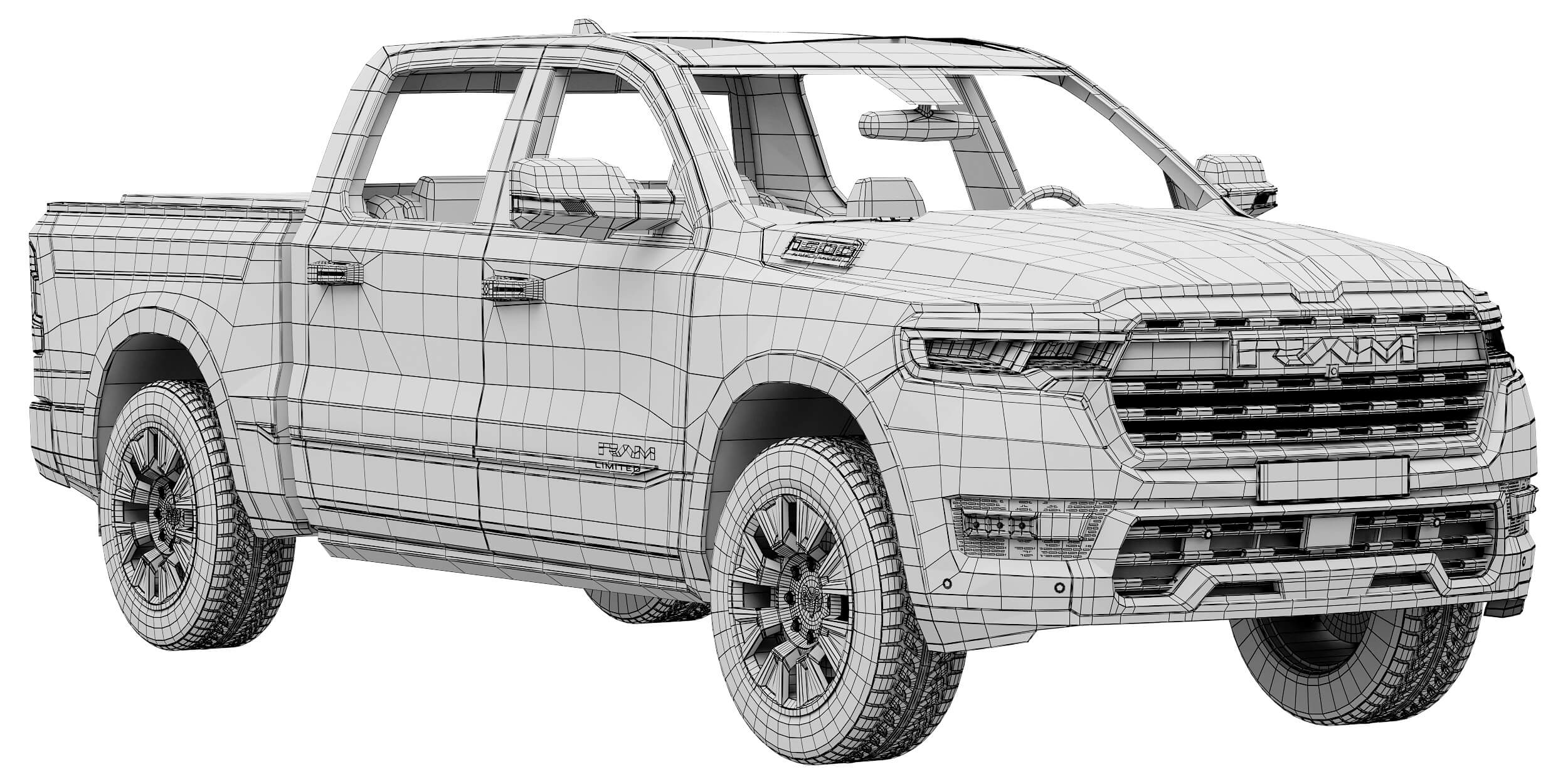 RAM 1500 Ramcharger - 3D Model by zifir3d