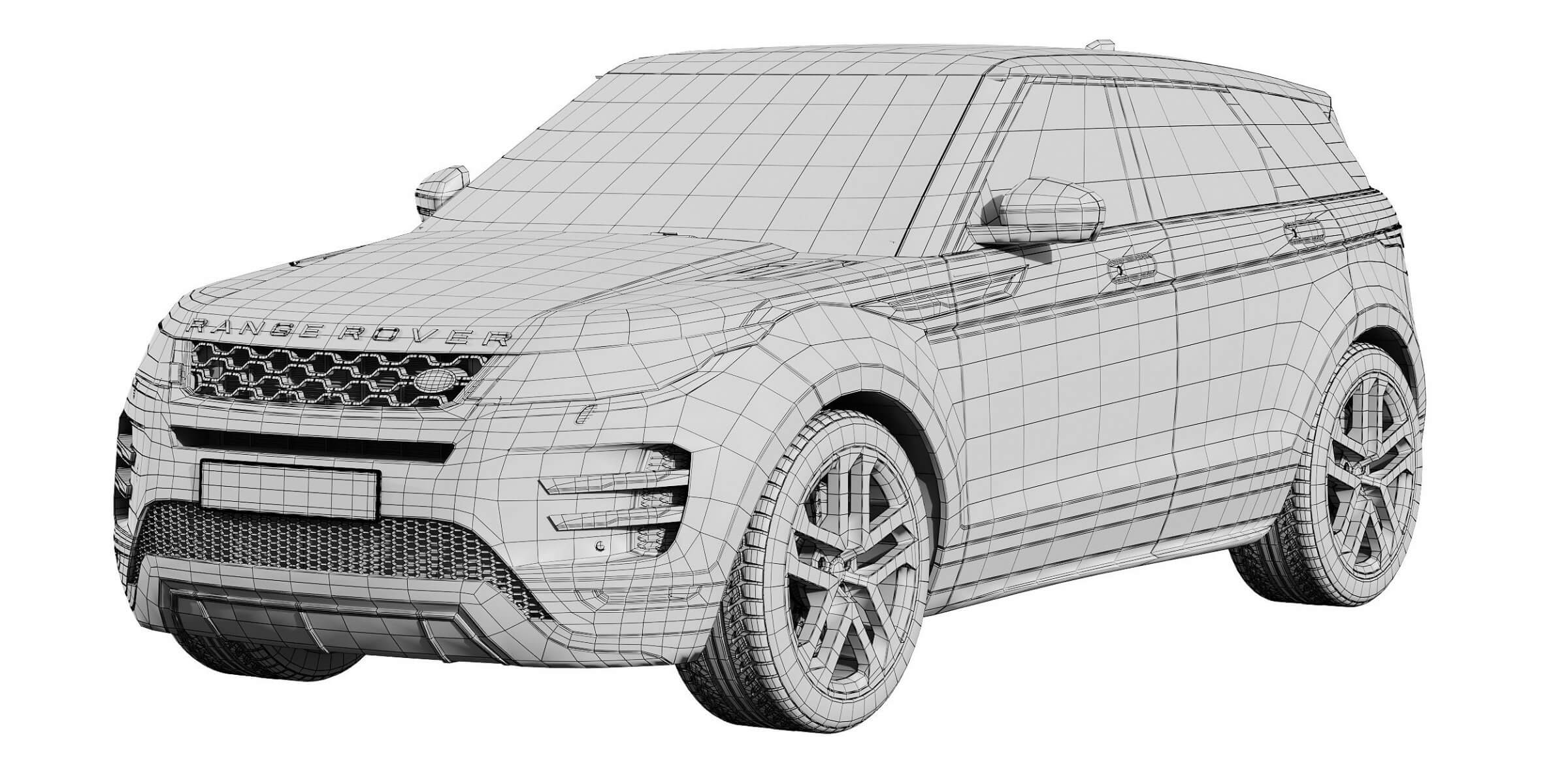 Range Rover Evoque 2019 - 3D Model by zifir3d