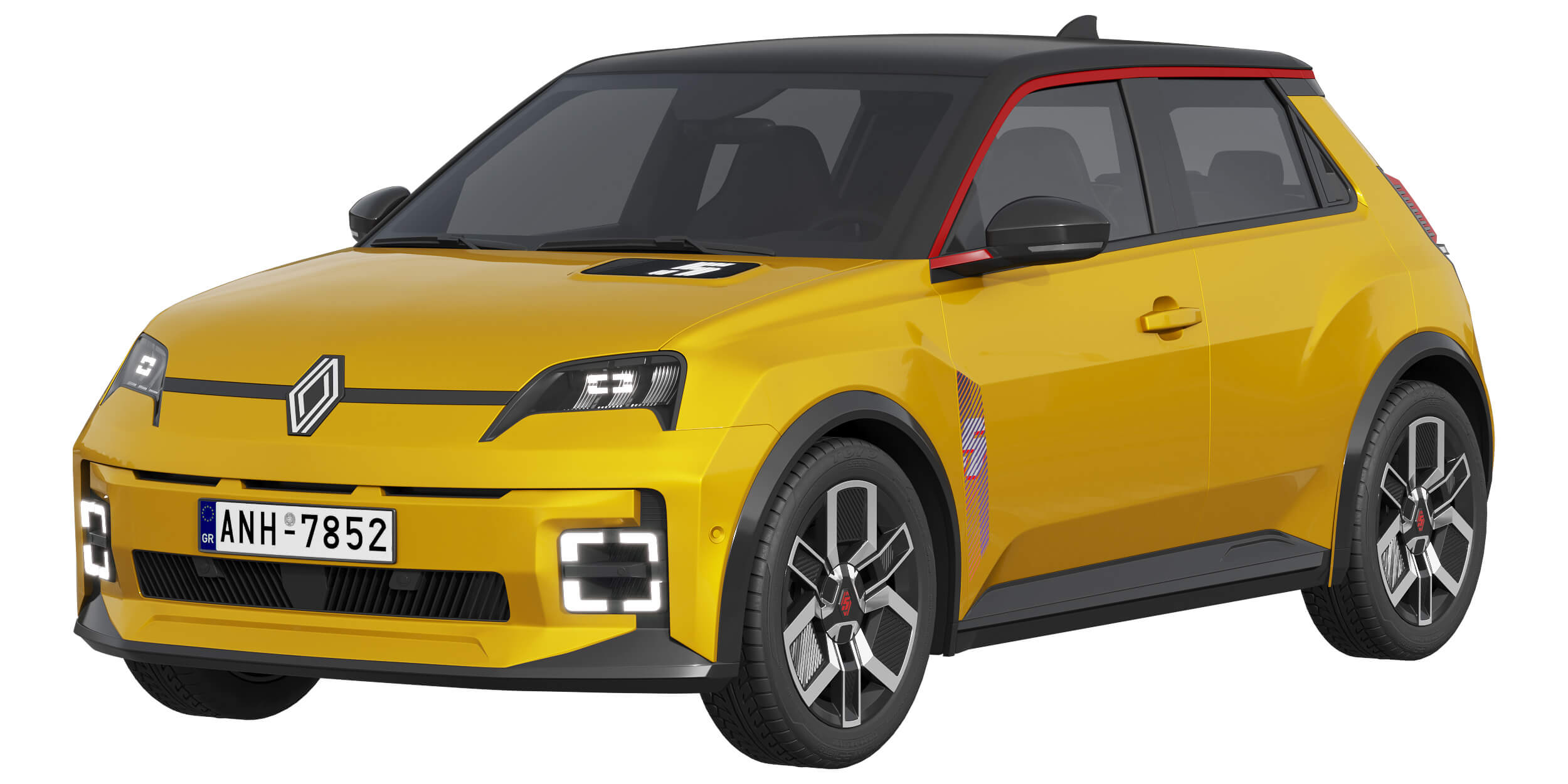 Renault 5 E-Tech 3D Model by zifir3d