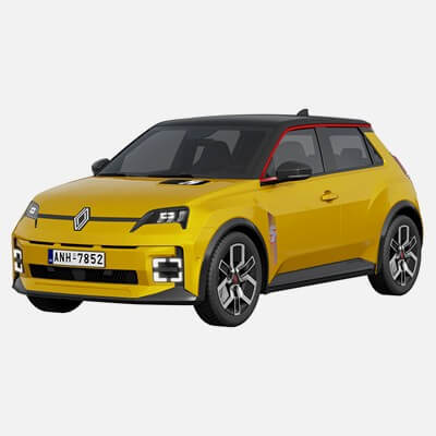 Renault 5 E-Tech 3D Model by zifir3d