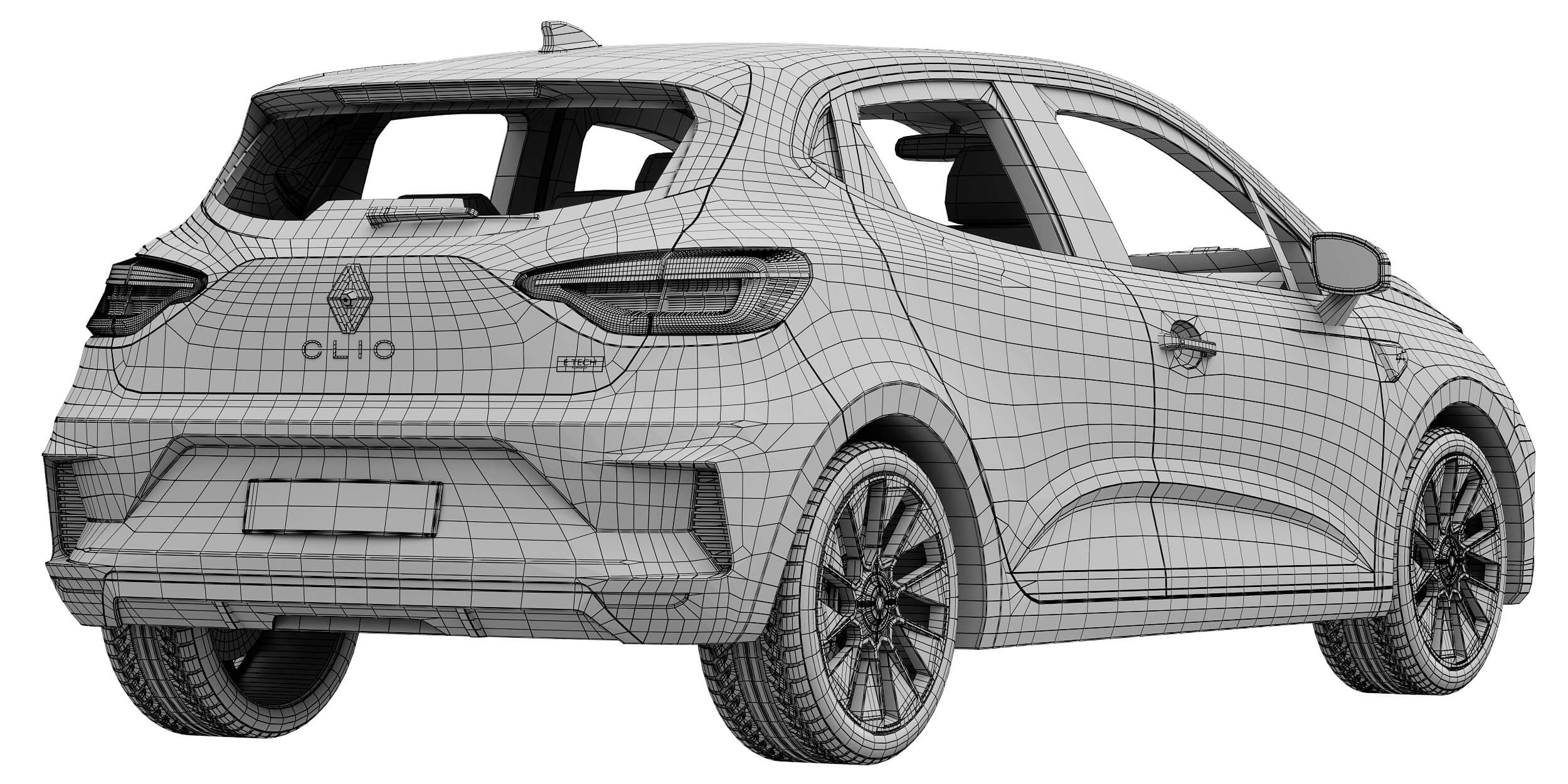 Renault Clio 2024 - 3D Model by zifir3d