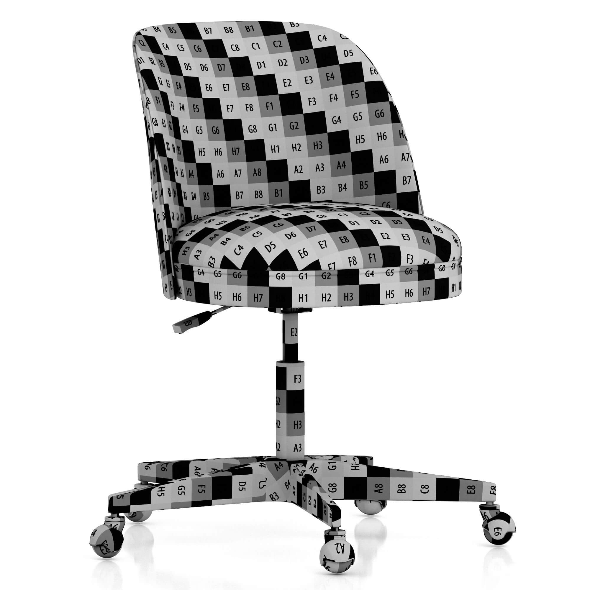 Restoration Hardware Alessa Leather Desk Chair - 3D Model by zifir3d