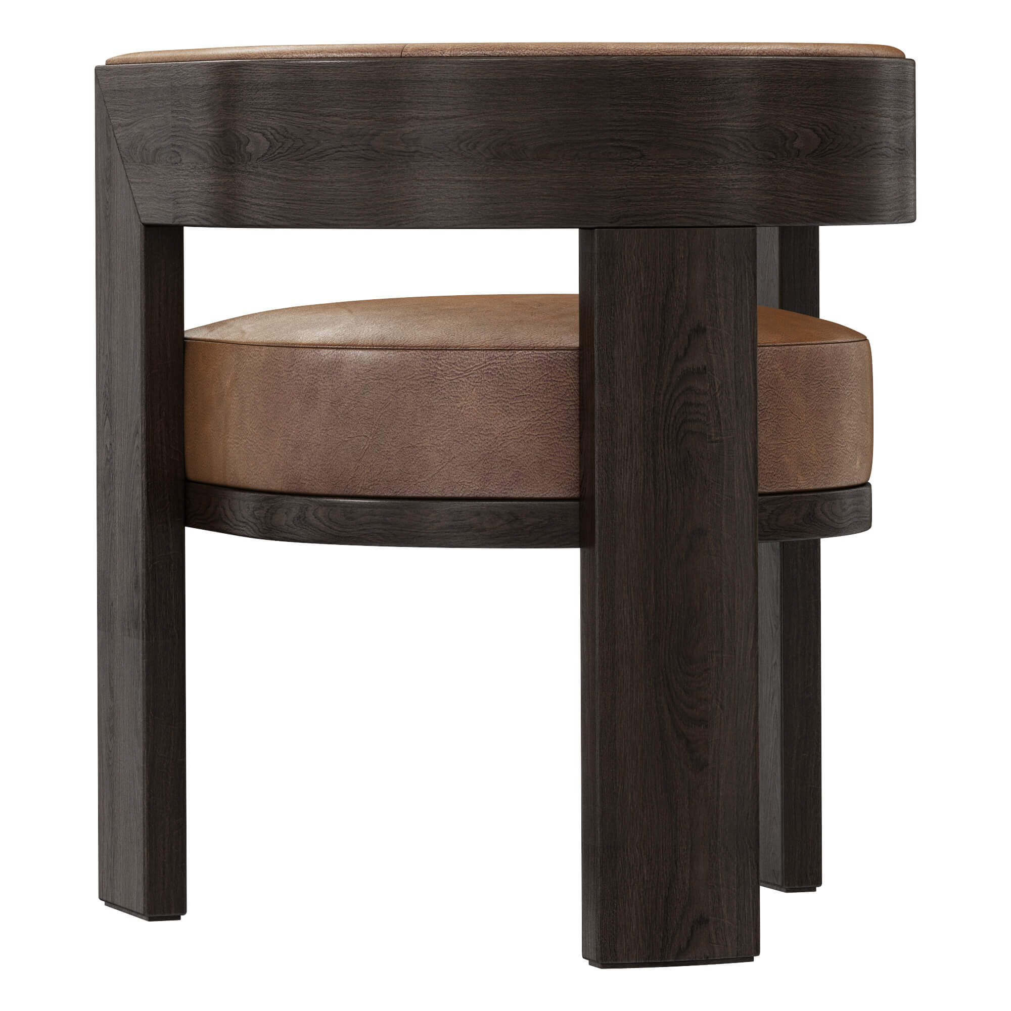 Restoration Hardware Elgin Leather Dining Chair - 3D Model by zifir3d