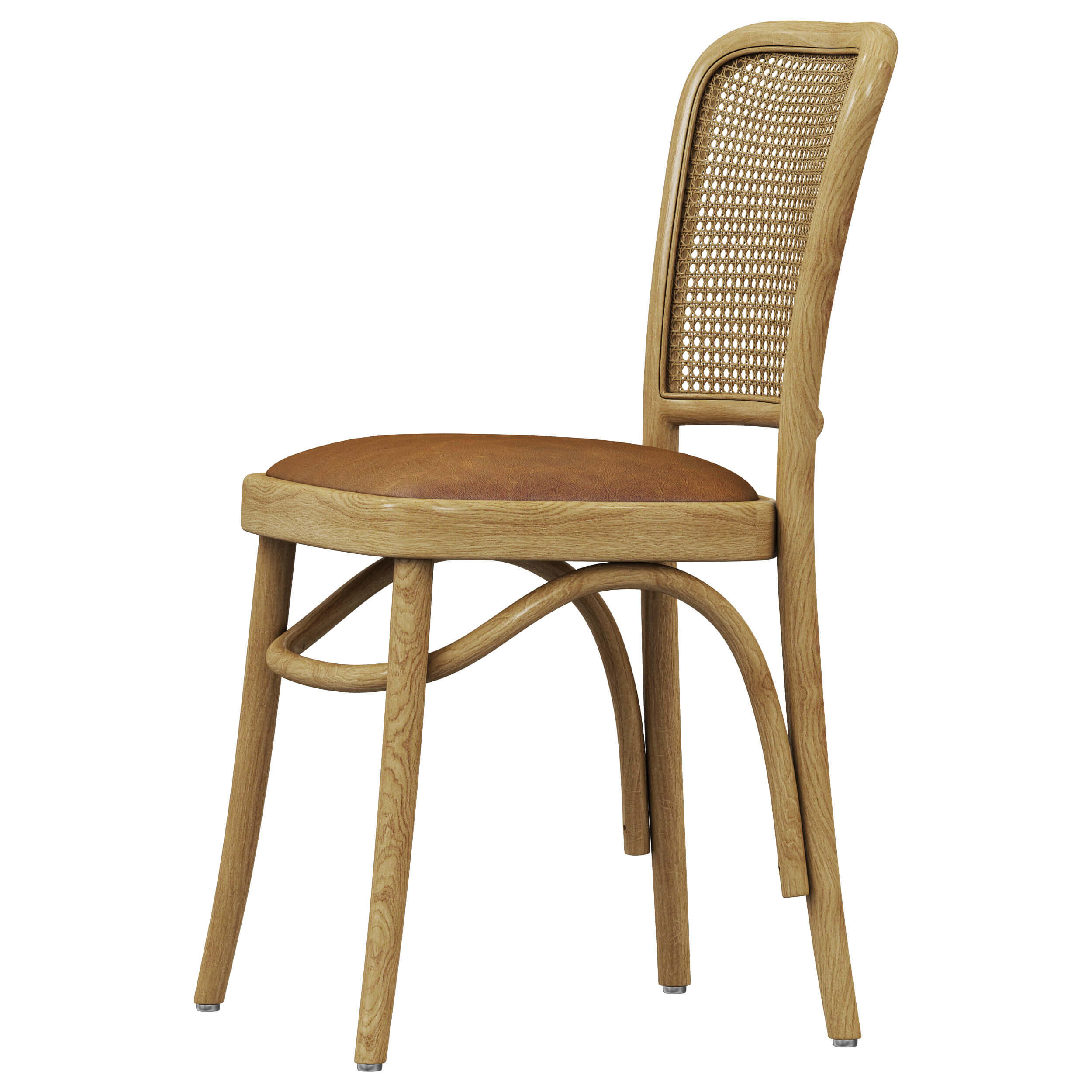 Restoration Hardware Juliette Cane Dining Side Chair - 3D Model by zifir3d