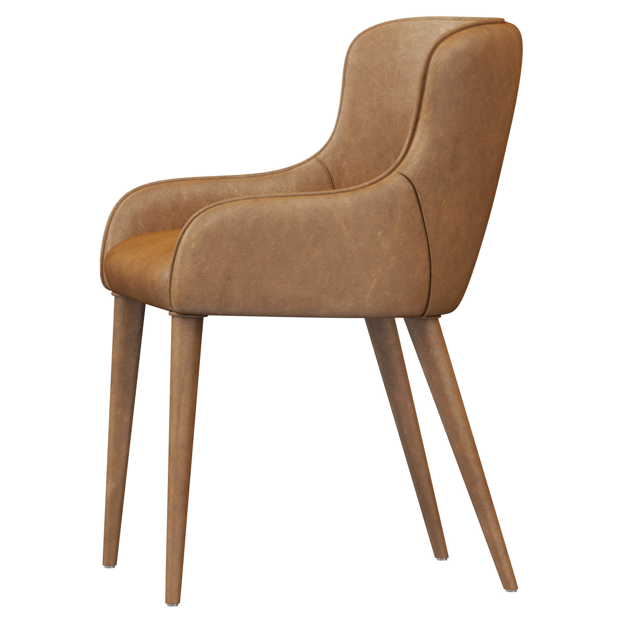 Restoration Hardware Nicola Slope Arm Dolce Faux Dining Armchair - 3D ...