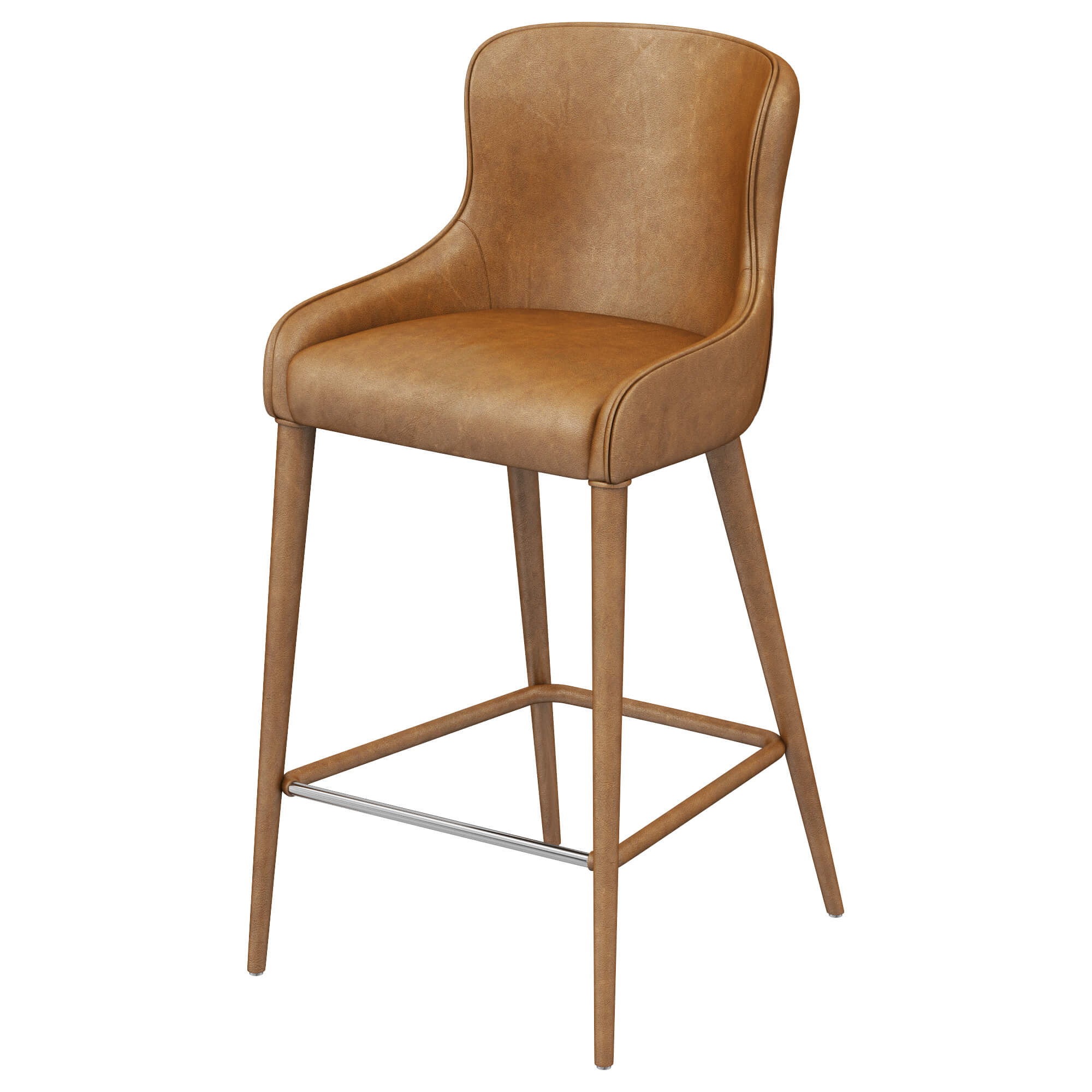 Restoration Hardware Nicola Slope Dolce Faux Counter Stool - 3D Model ...