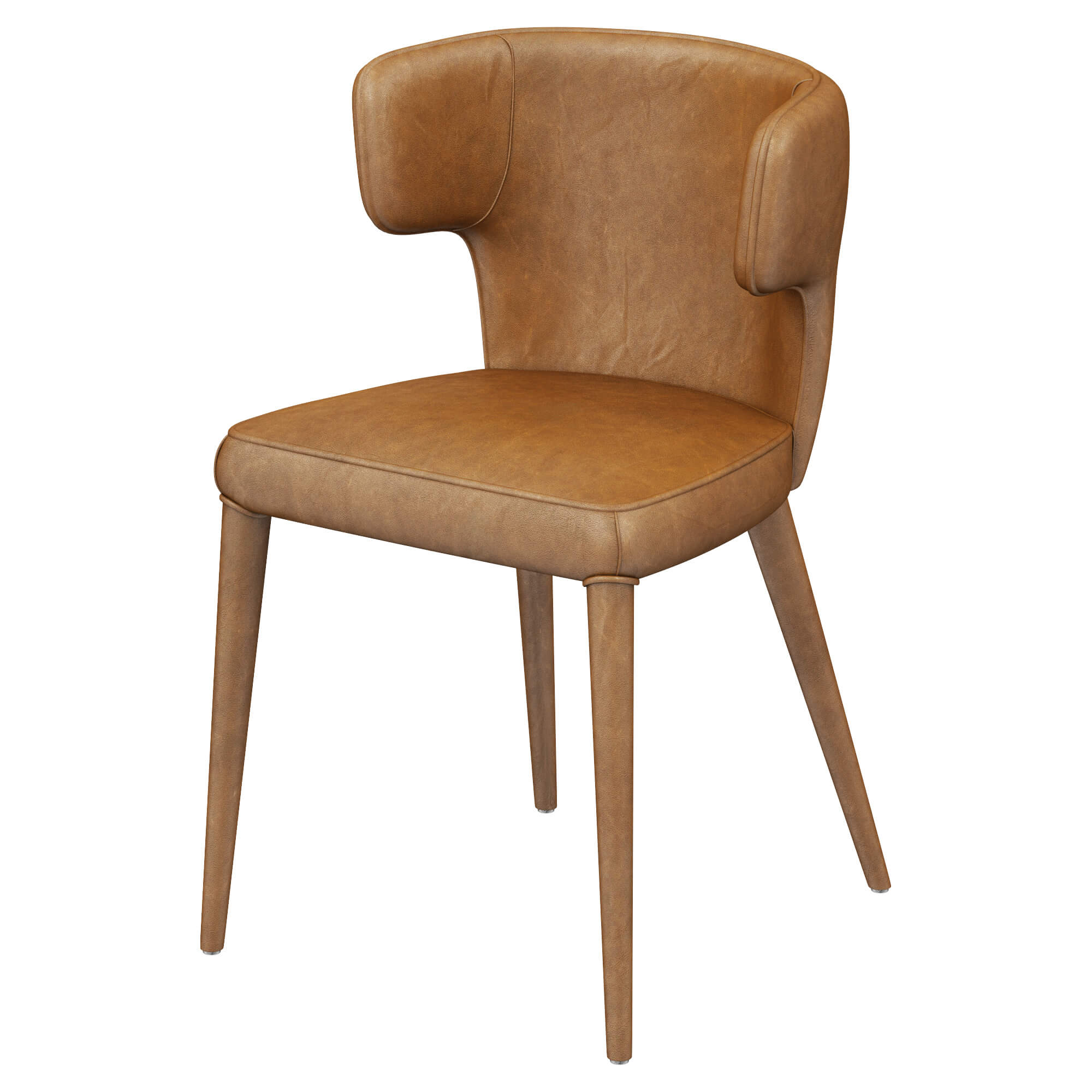 Restoration Hardware Nicola Wing Dolce Faux Dining Armchair - 3D Model ...