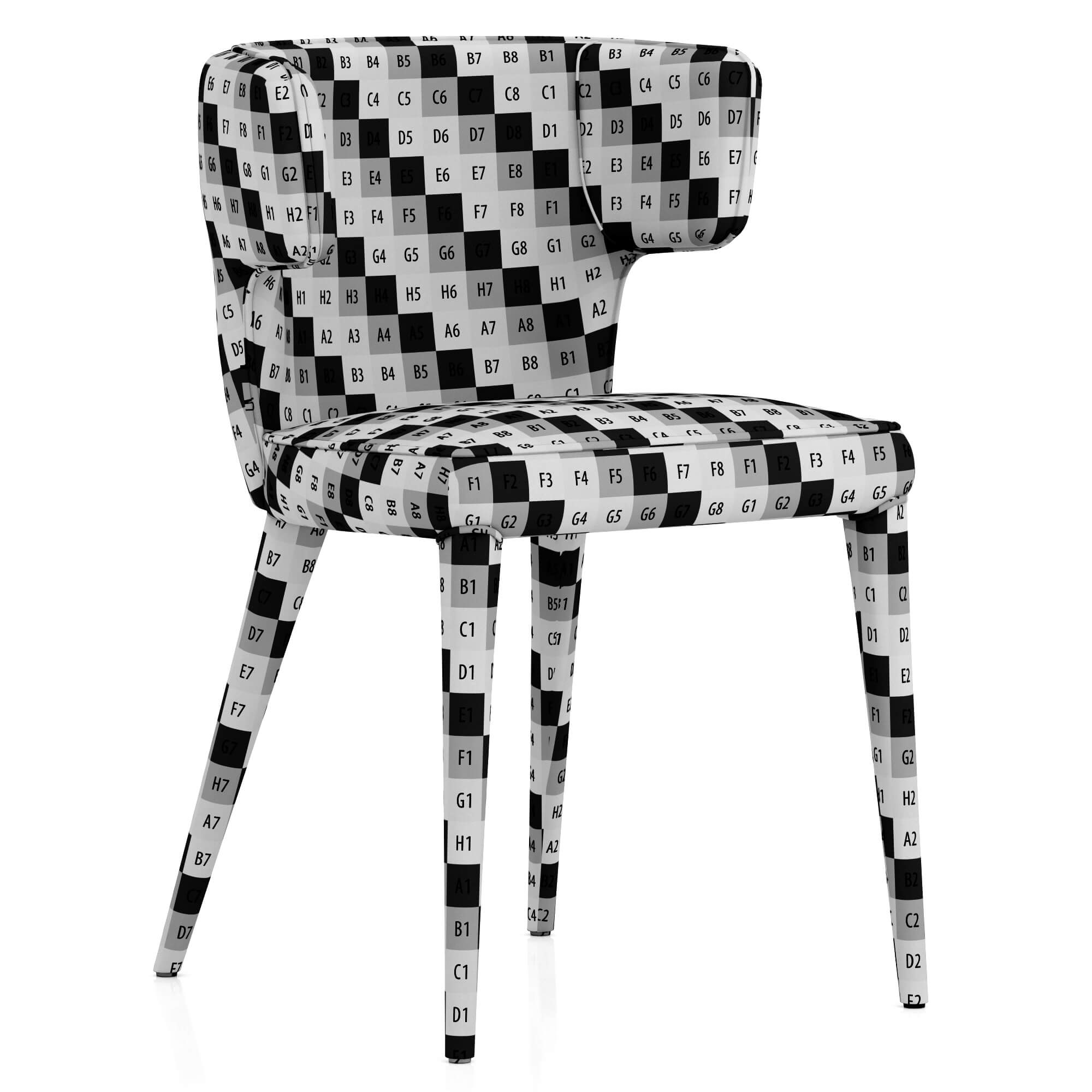 Restoration Hardware Nicola Wing Dolce Faux Dining Armchair - 3D Model ...