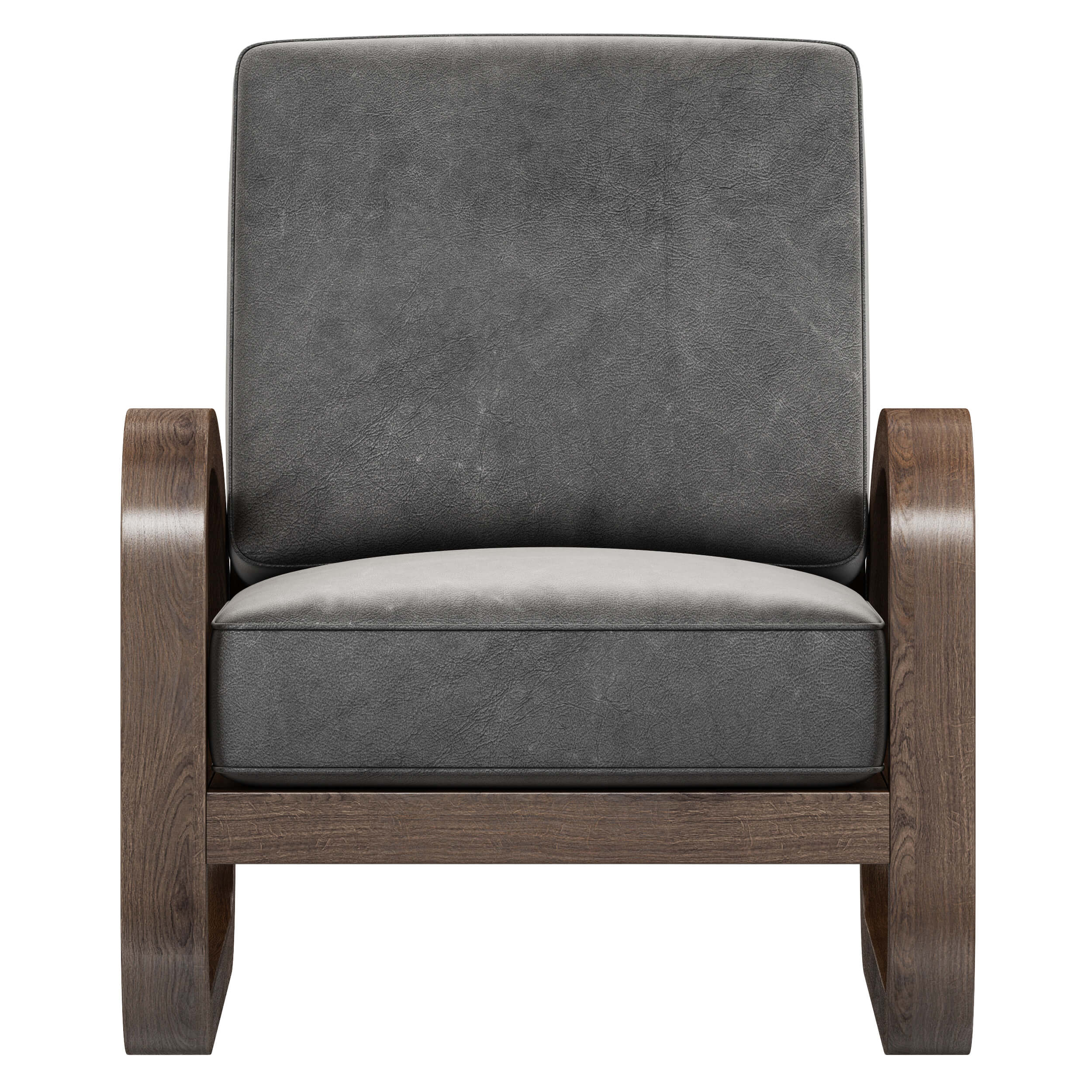 Restoration Hardware Pascal Leather Chair - 3D Model by zifir3d