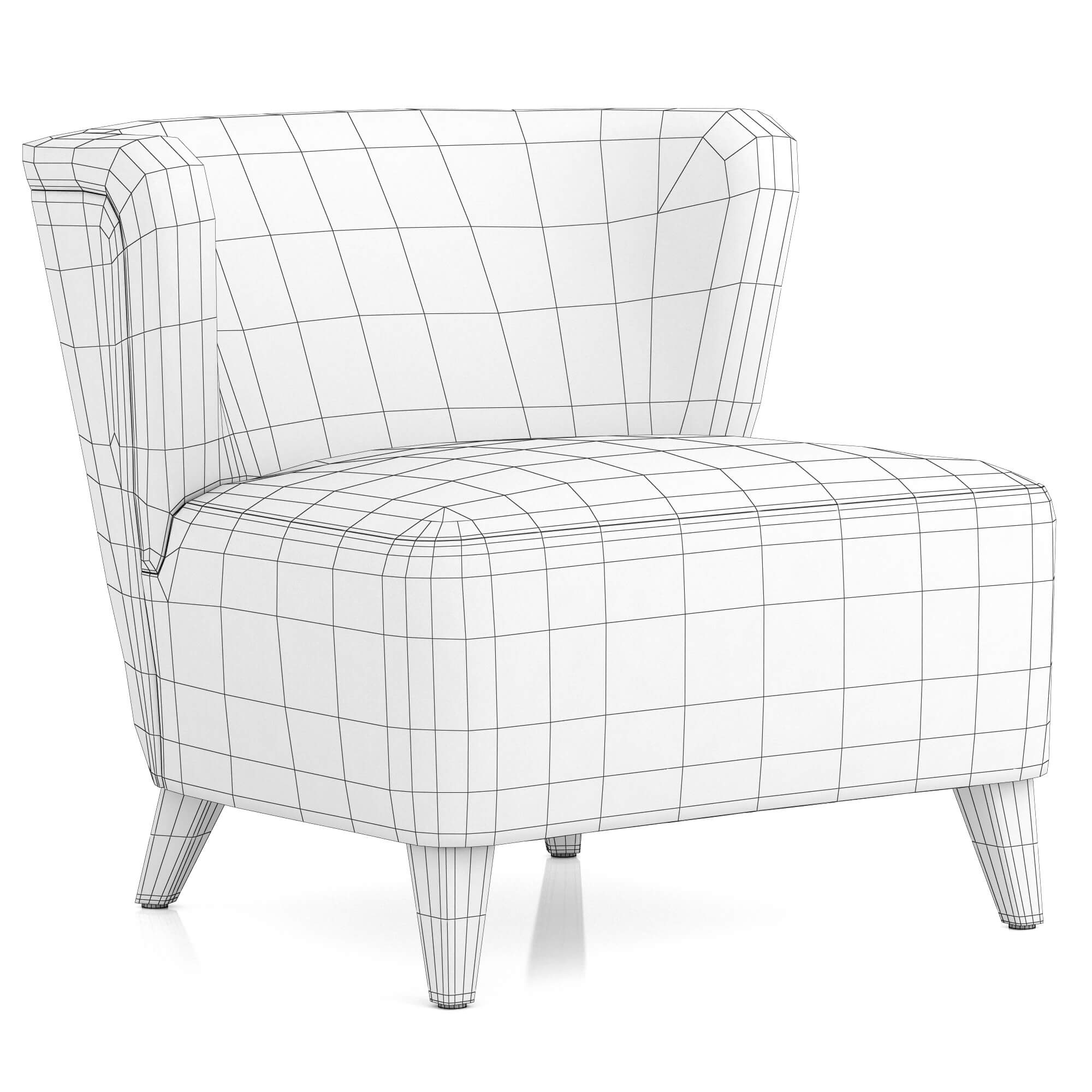 Restoration Hardware Riley Chair - 3D Model by zifir3d