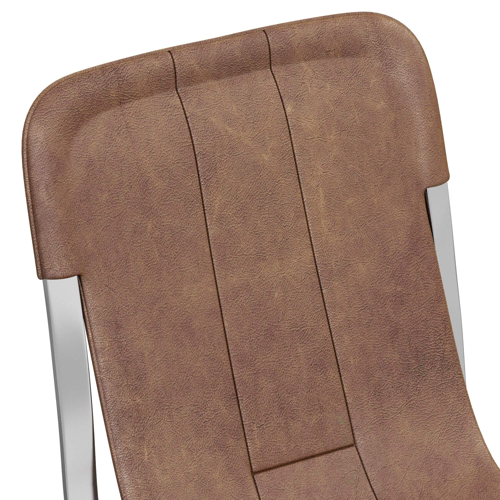 Restoration Hardware Rizzo Leather Side Chair - 3D Model by zifir3d