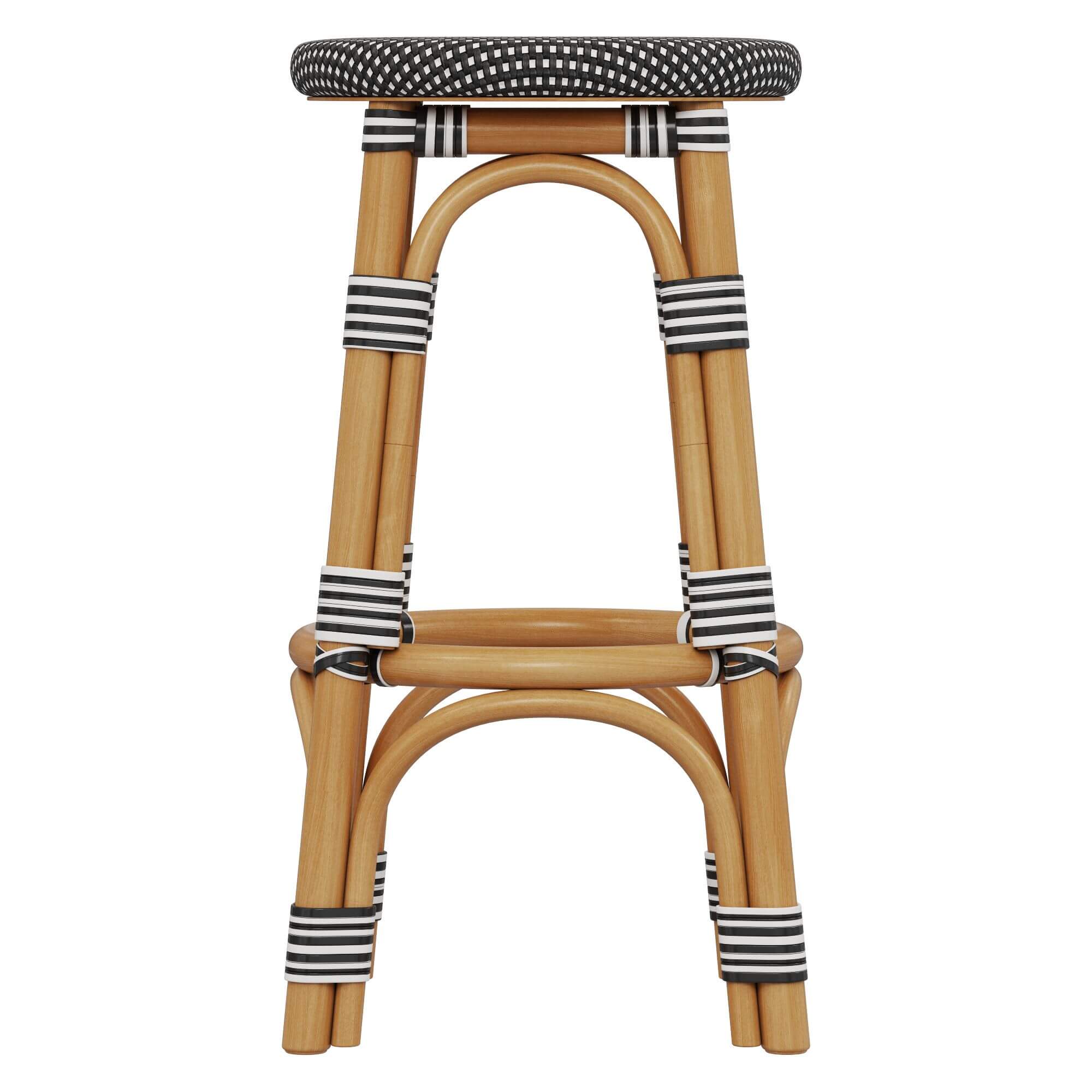 Restoration Hardware St Germain Resin Backless Stool - 3D Model by zifir3d