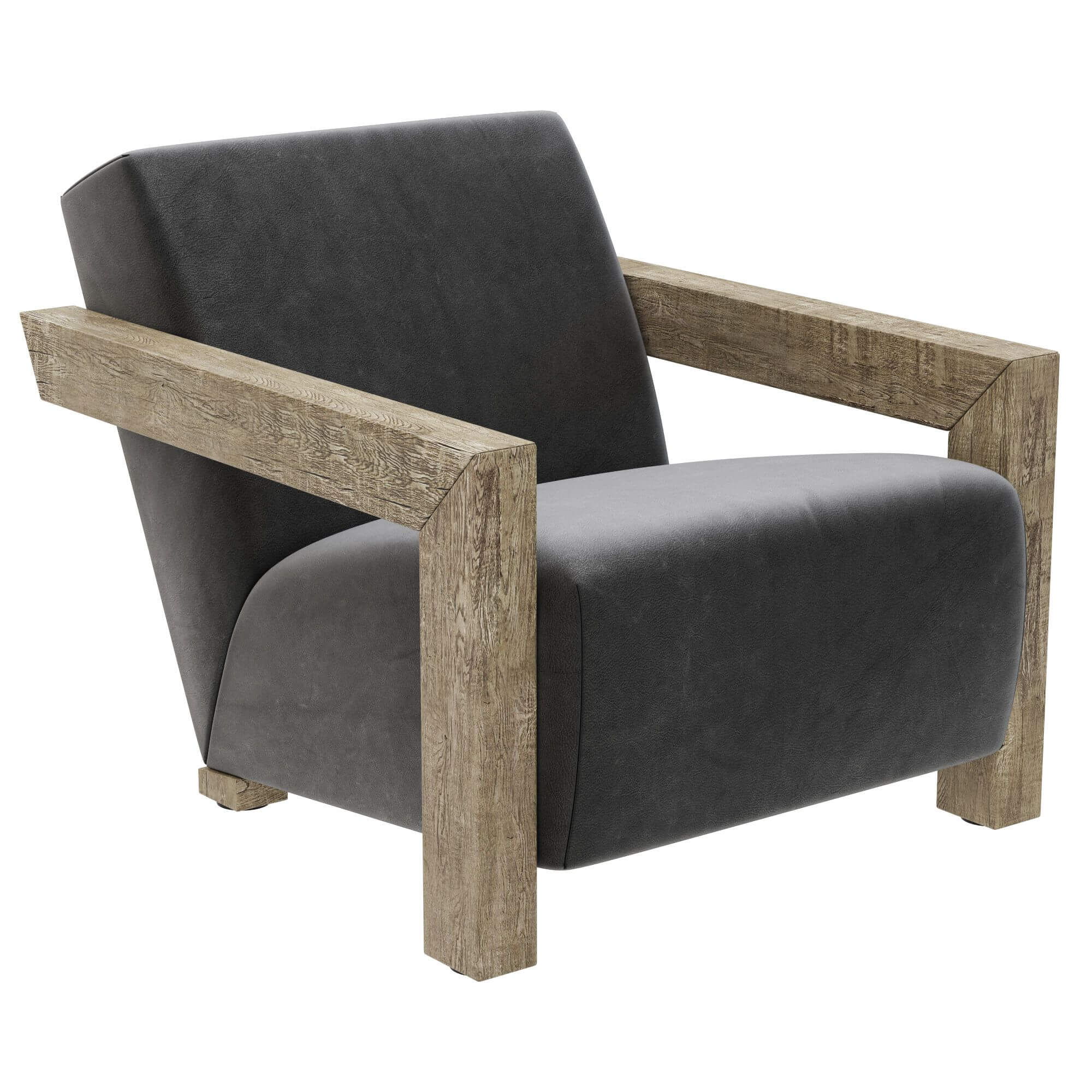 RH Alta Leather Chair - 3D Model by zifir3d