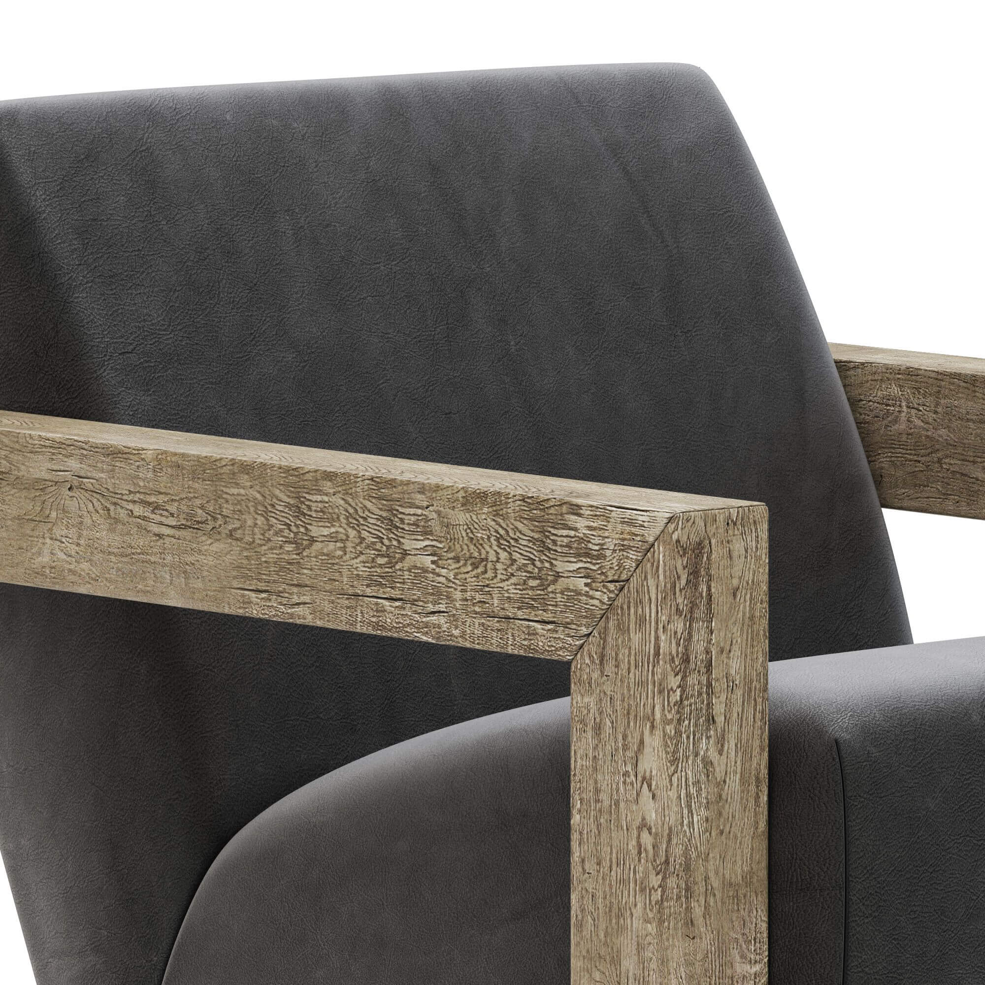 RH Alta Leather Chair - 3D Model by zifir3d