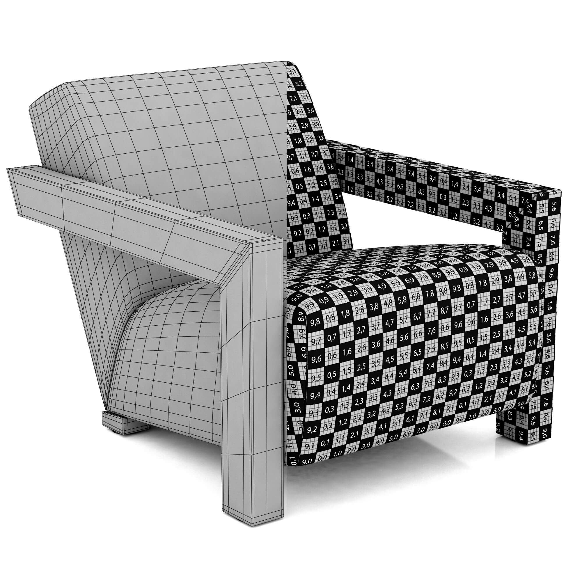 RH Alta Leather Chair - 3D Model by zifir3d