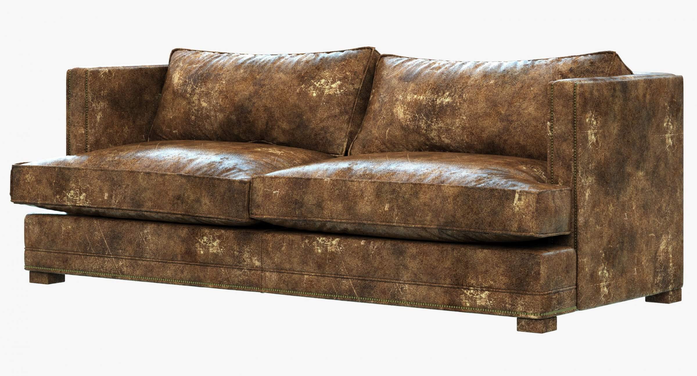 RH Easton Leather Sofa - 3D Model by zifir3d