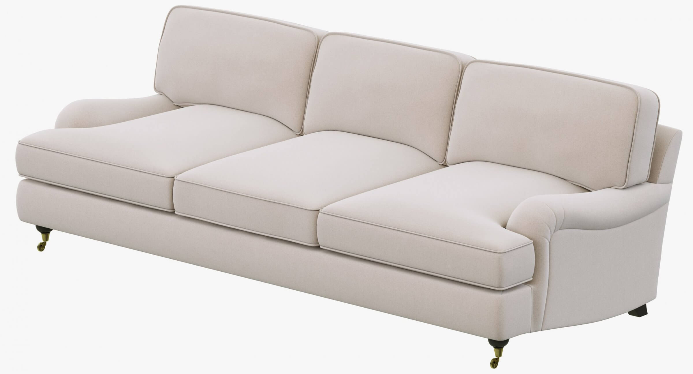 RH English Roll Arm Upholstered Sofa - 3D Model by zifir3d