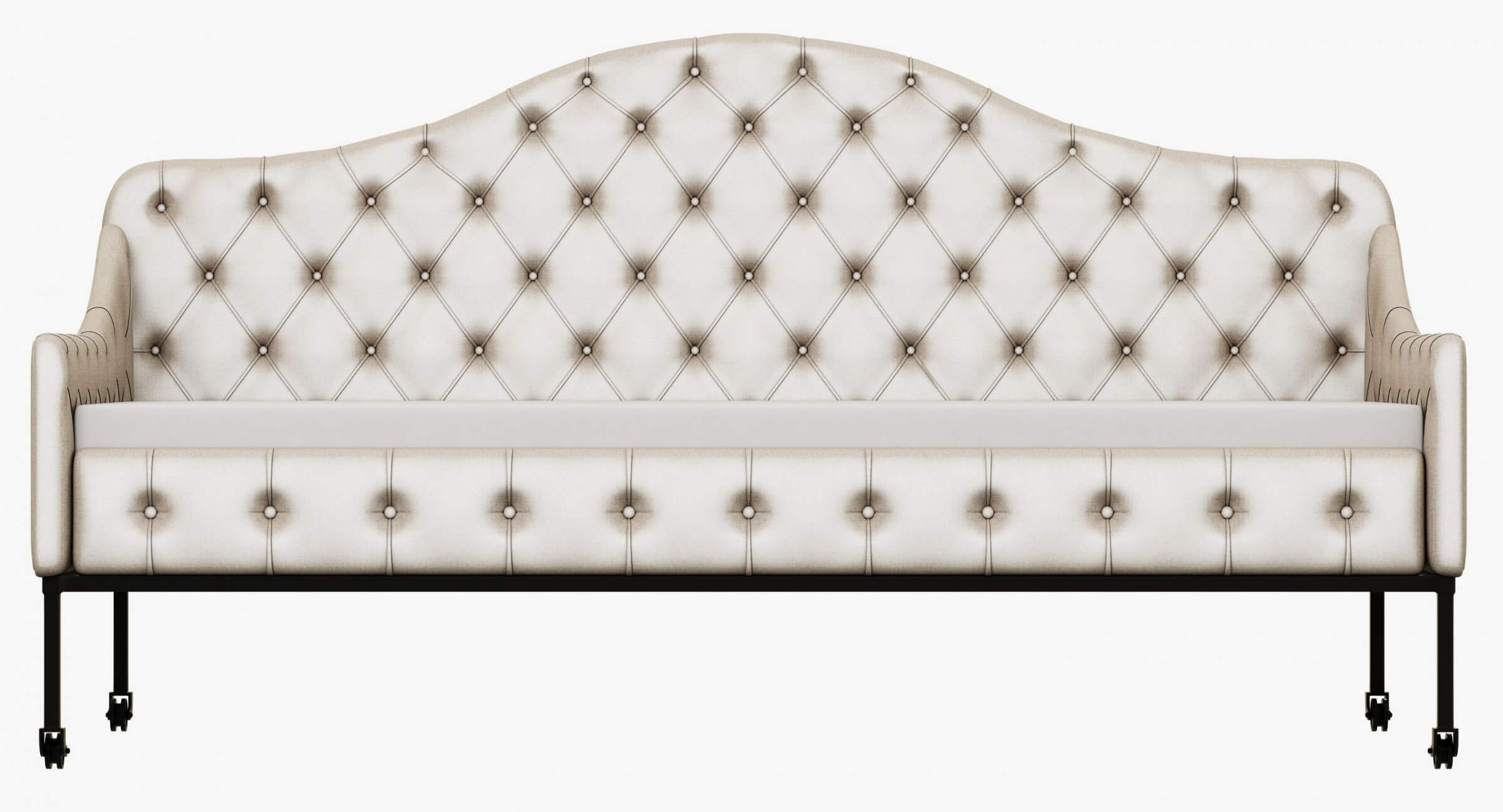 RH Francesca Tufted Daybed - 3D Model by zifir3d