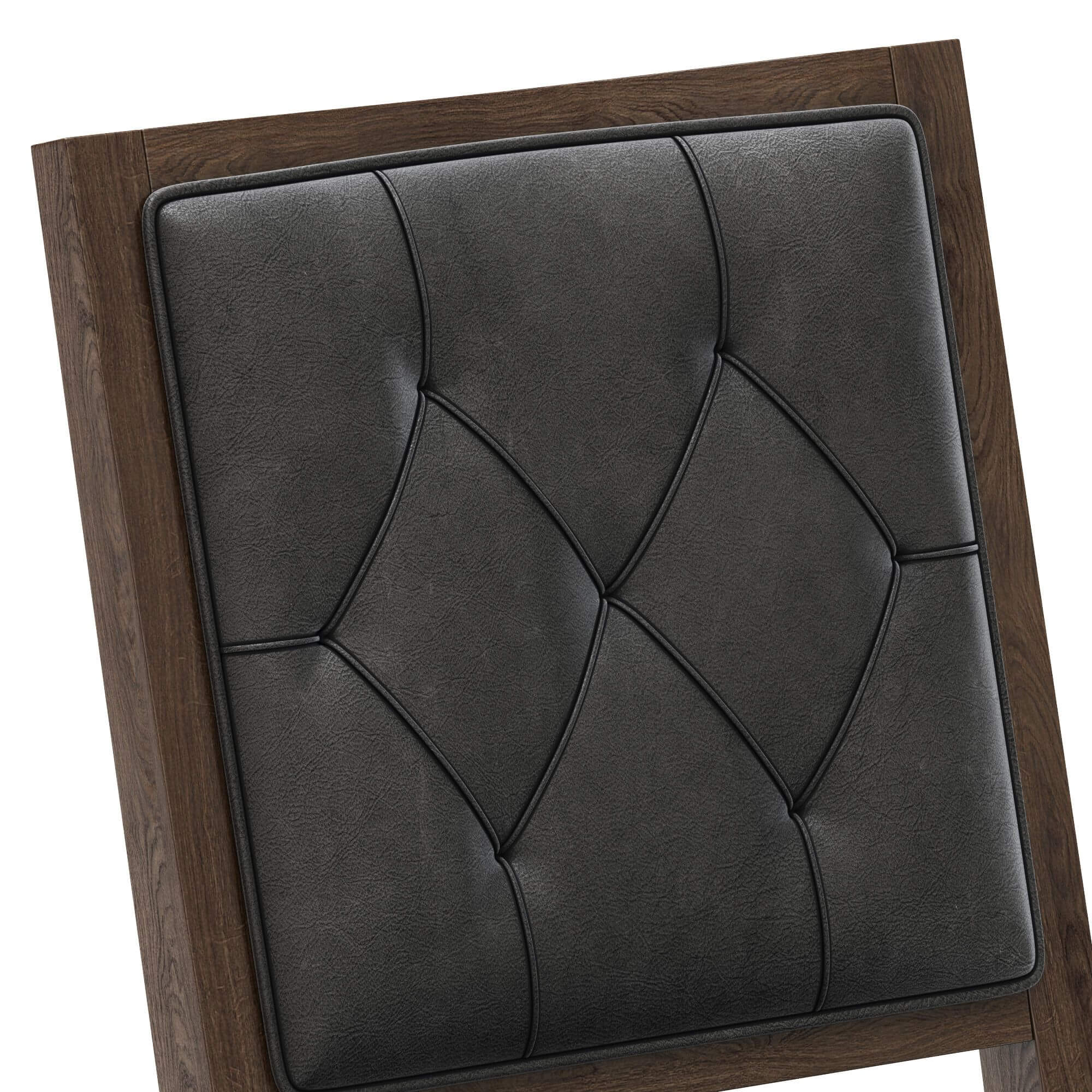 RH French Contemporary Tufted Square Chair - 3D Model by zifir3d