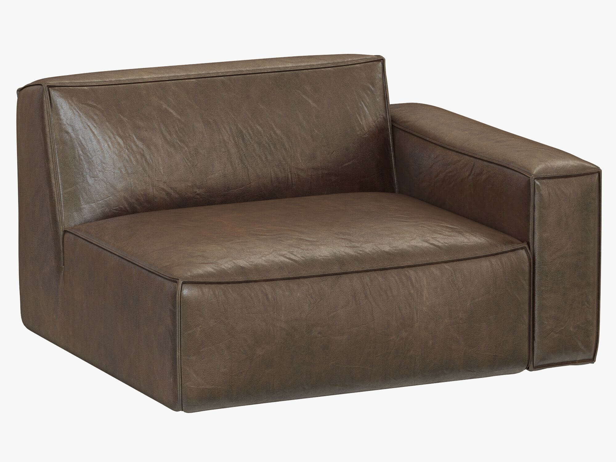 RH Modern Como Modular Right-Arm Chair 3D Model by zifir3d