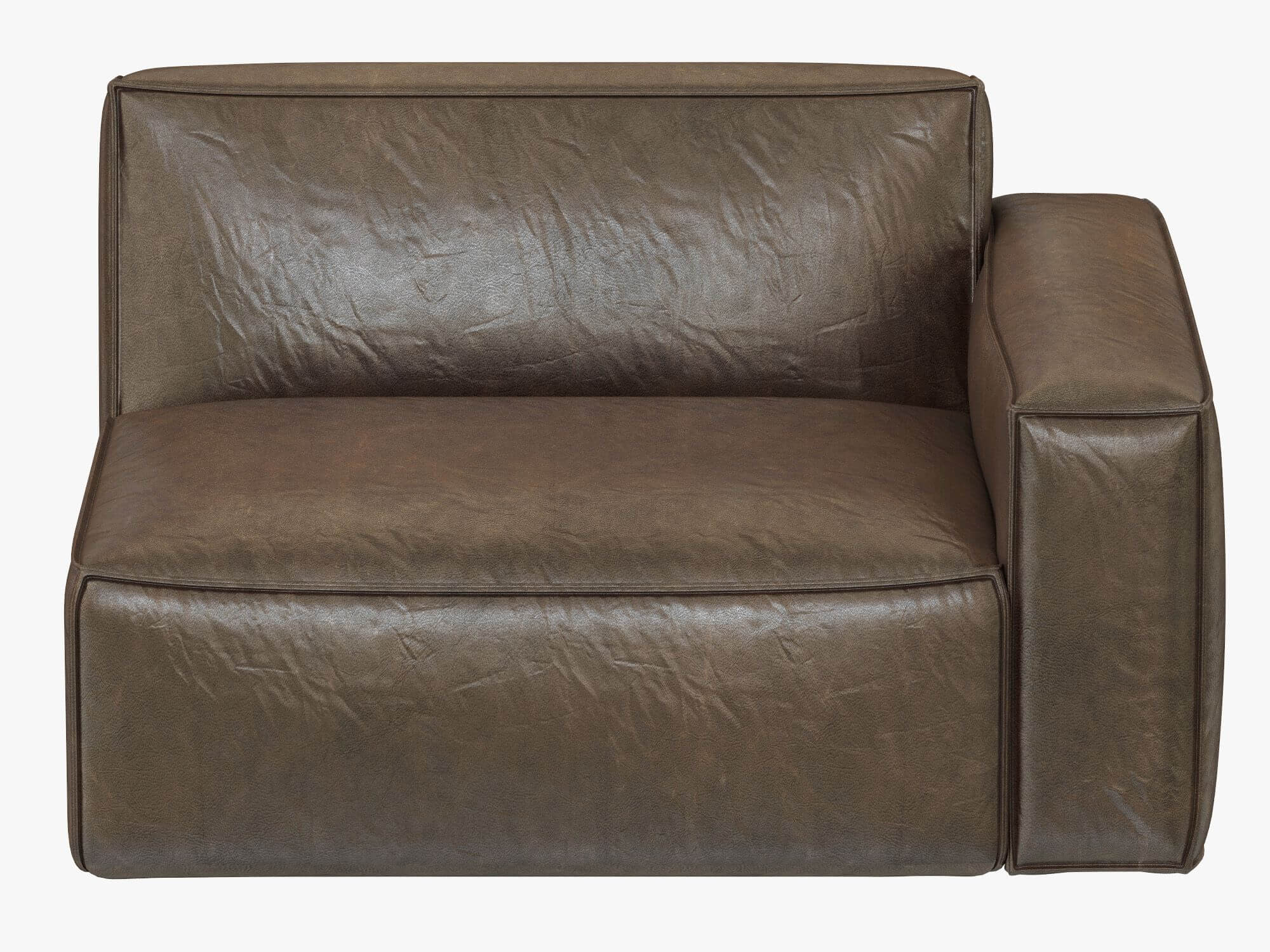 RH Modern Como Modular Right-Arm Chair 3D Model by zifir3d