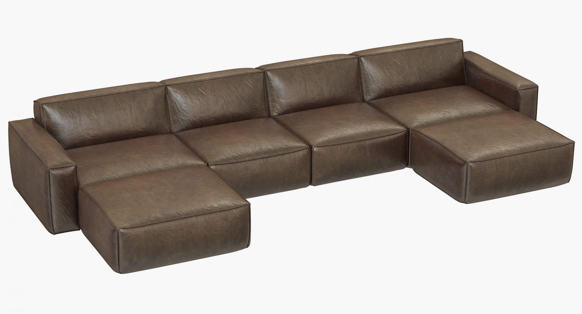 RH Modern Como Modular Sectional - 3D Model by zifir3d