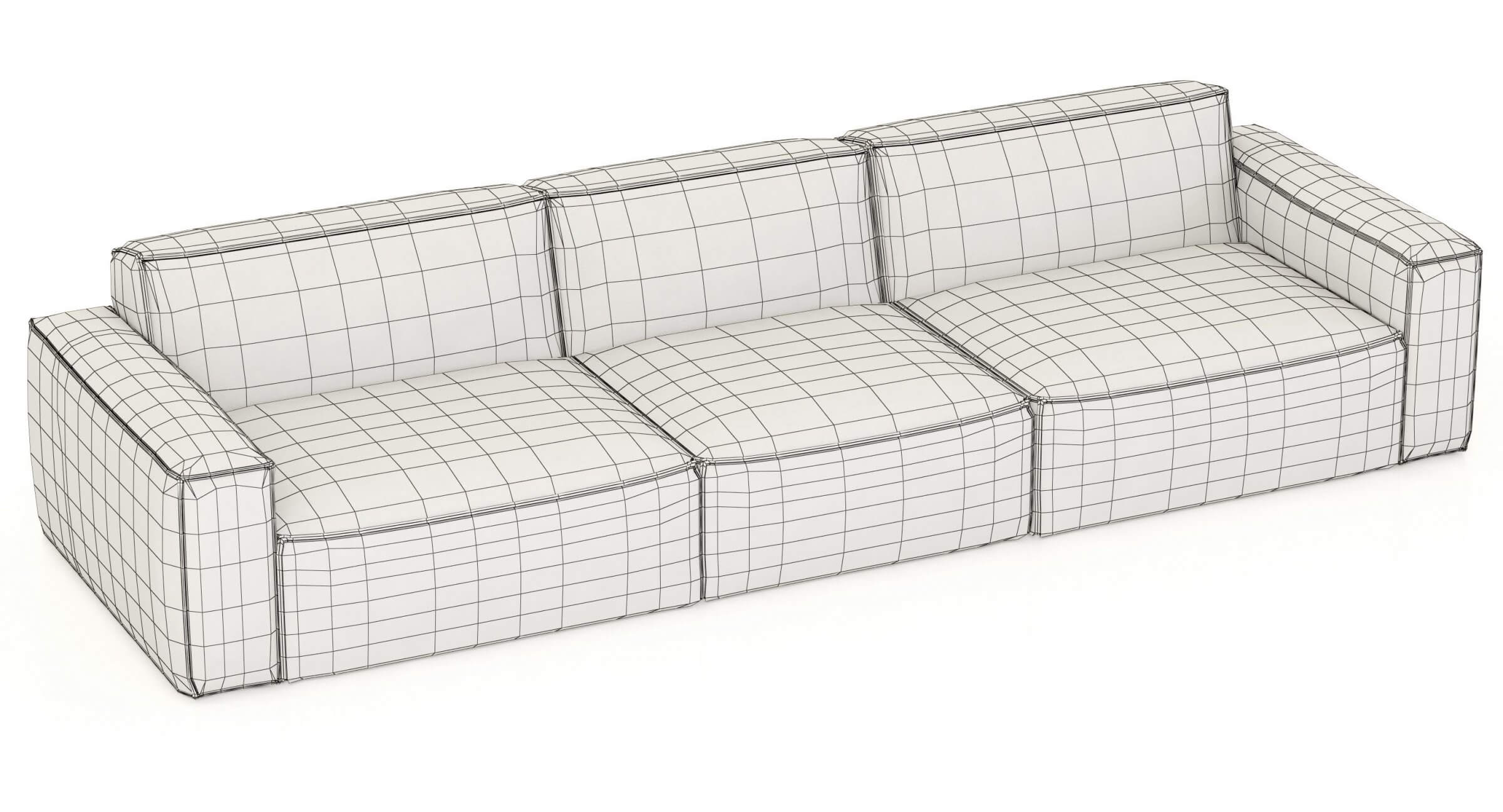 RH Modern Como Modular Sofa - 3D Model by zifir3d