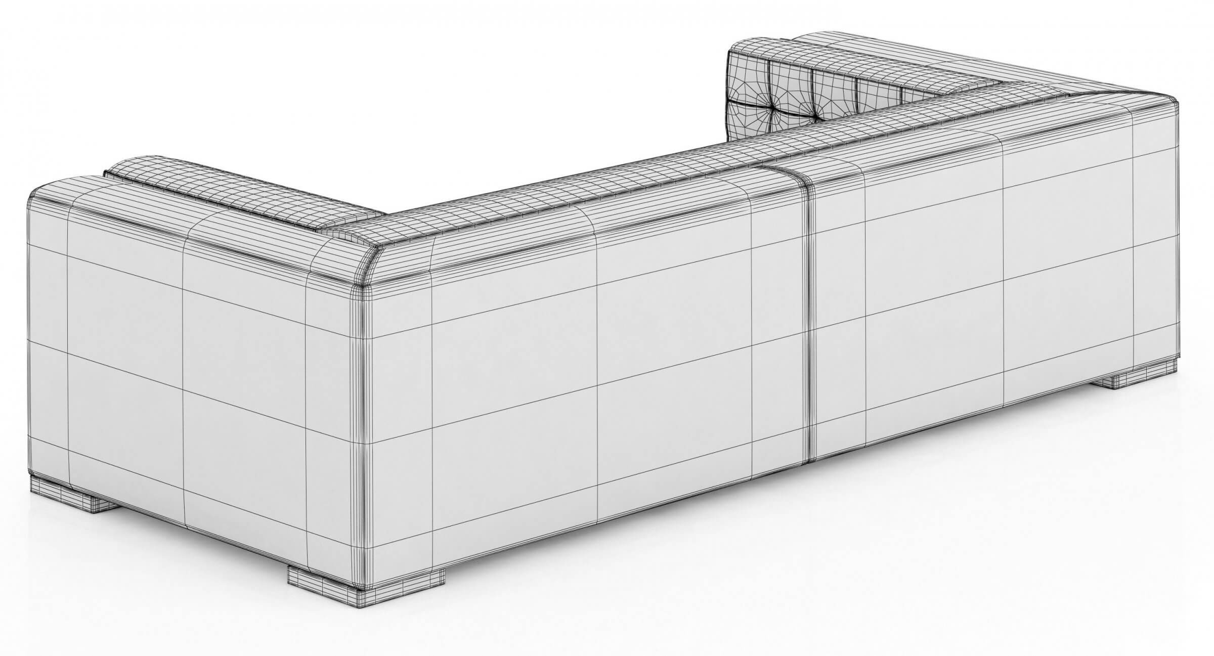 RH Modern Metropolitan Sofa - 3D Model by zifir3d