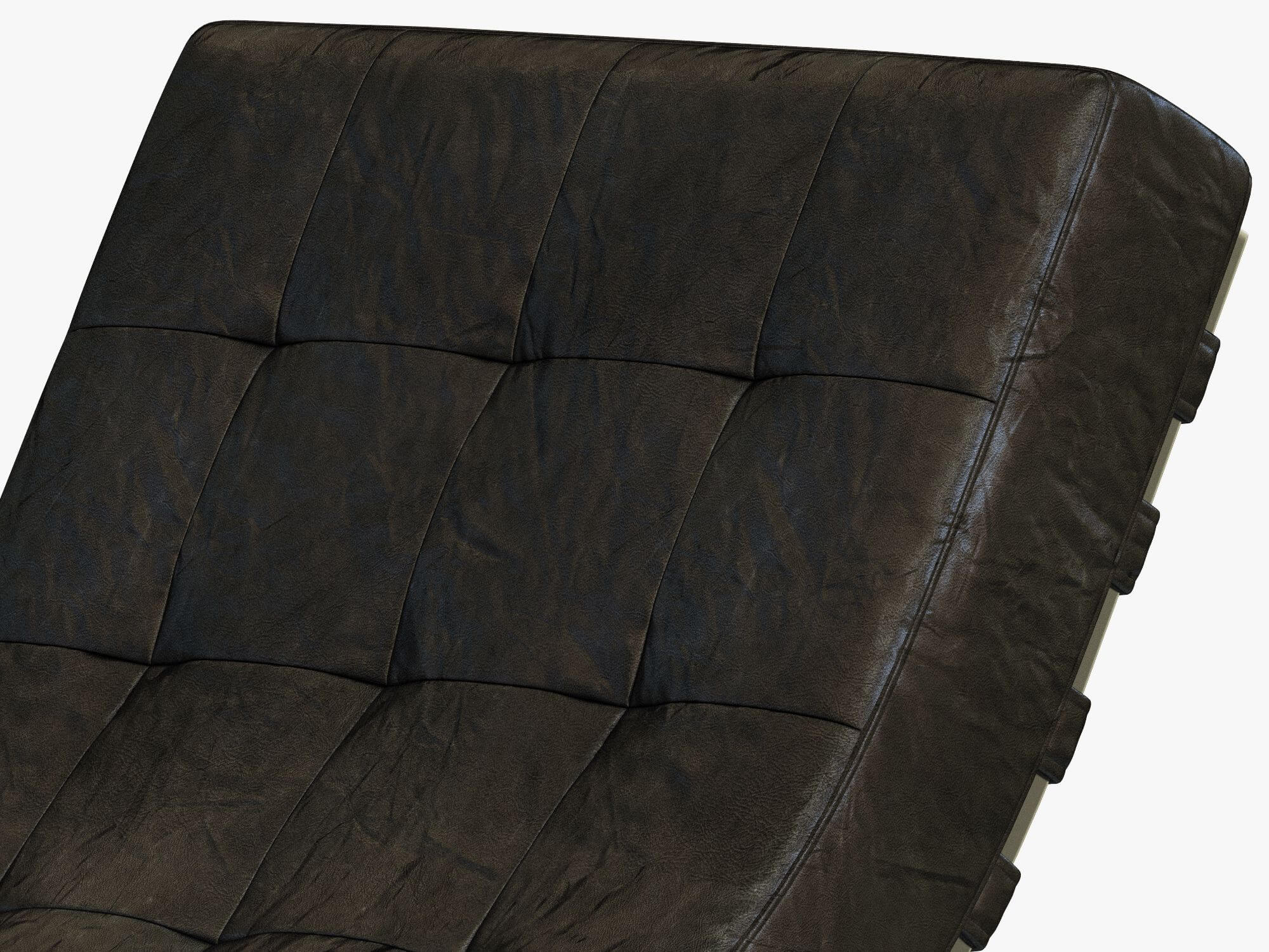 RH Modern Rossi Tufted Leather Chaise - 3D Model by zifir3d