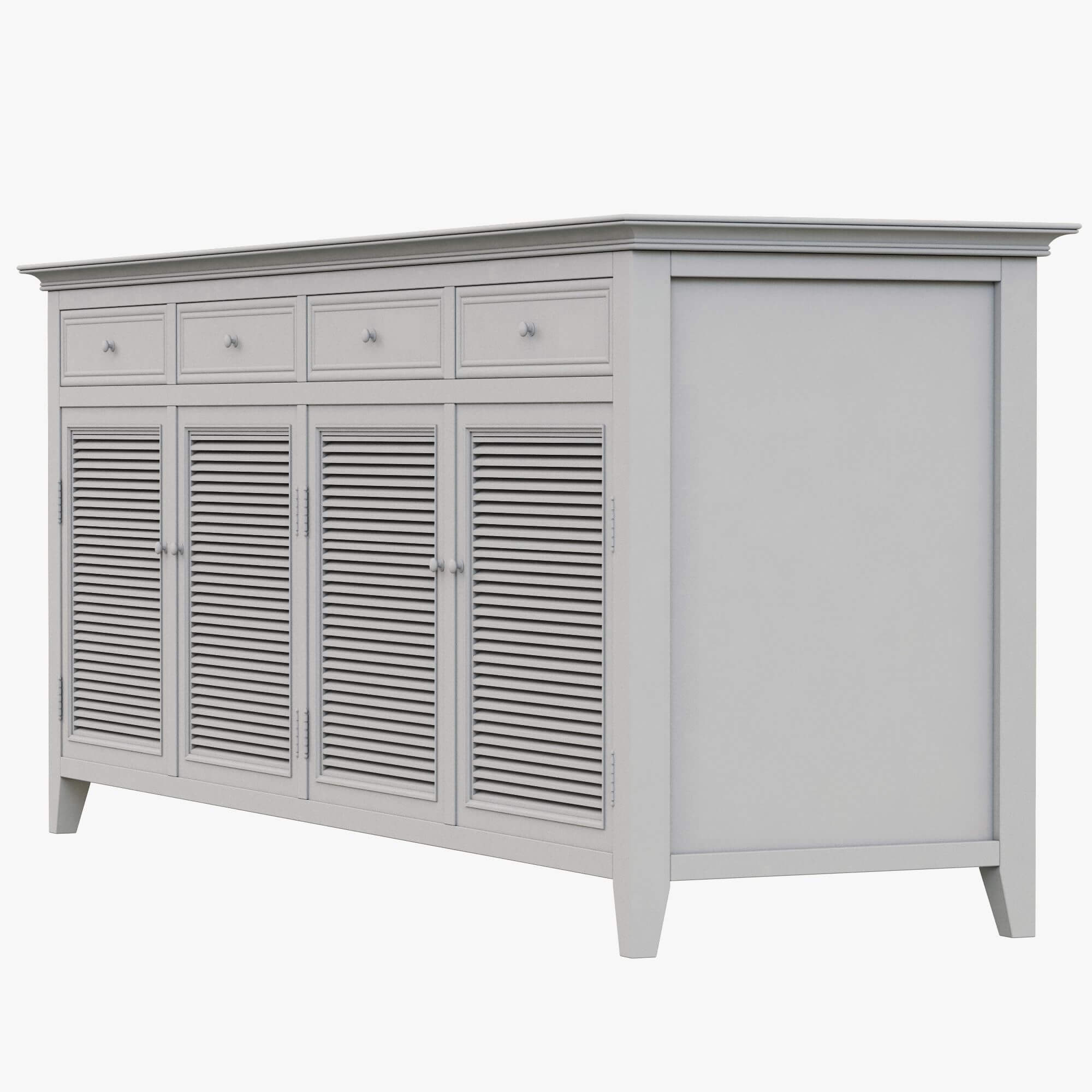 RH Shutter Sideboard - 3D Model by zifir3d