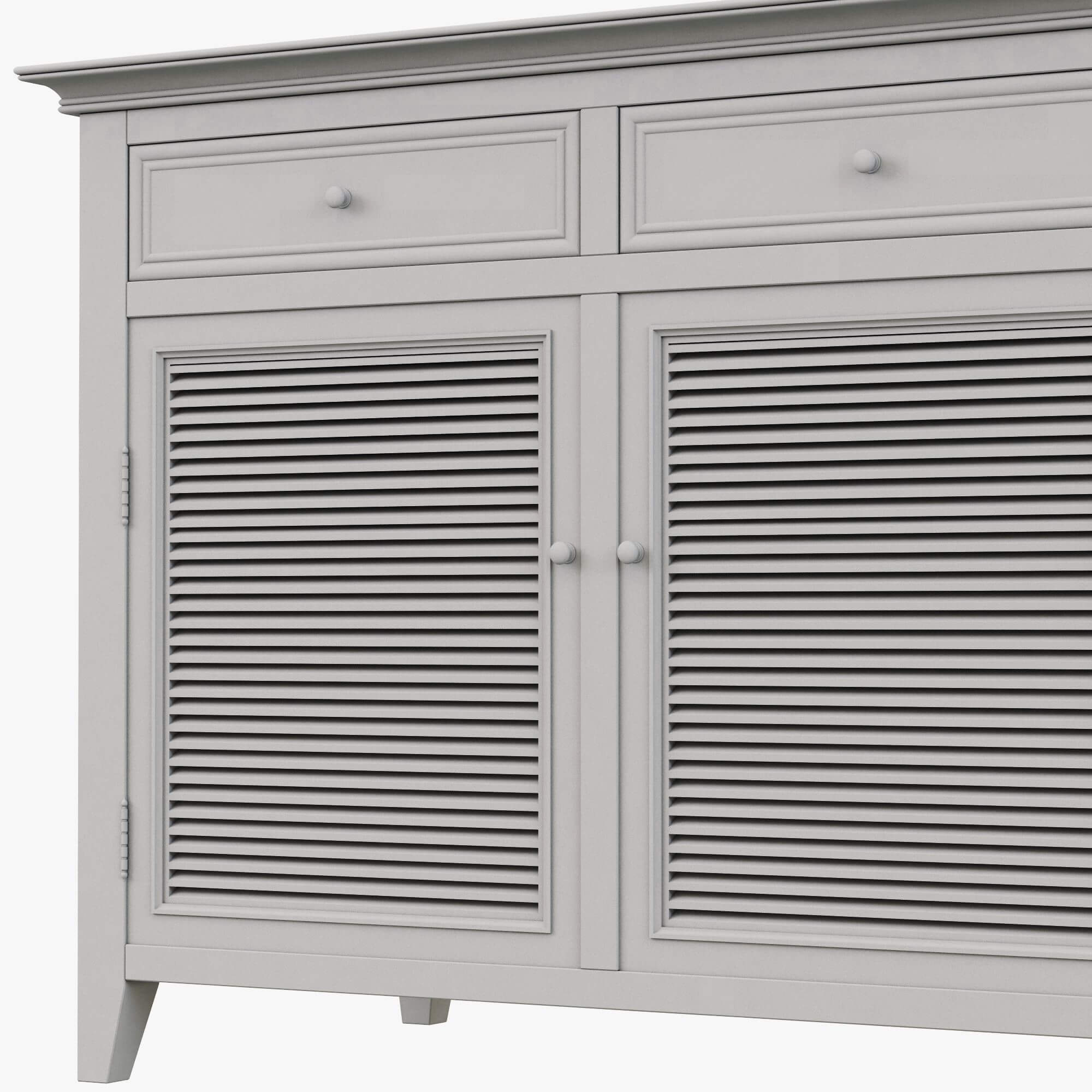 RH Shutter Sideboard - 3D Model by zifir3d