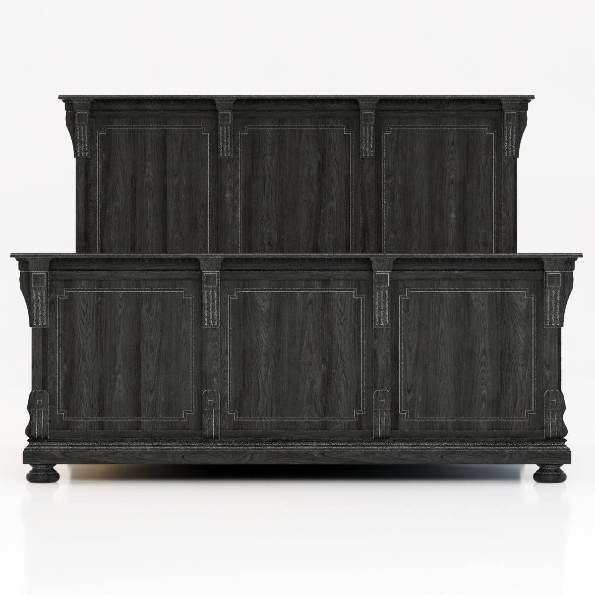 RH St James King Bed - 3D Model by zifir3d