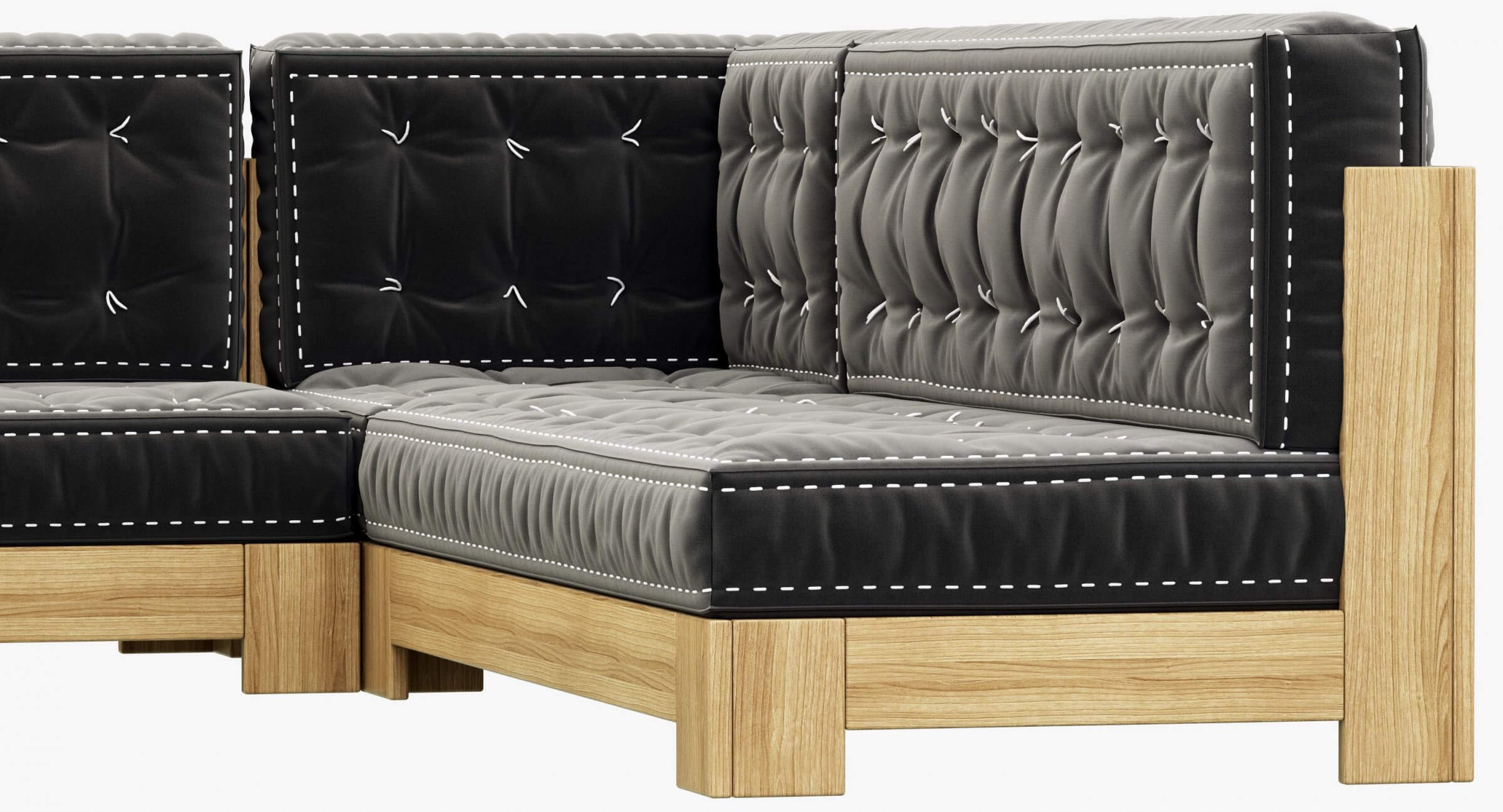 RH Teen Callum Corner Sectional Set - 3D Model by zifir3d