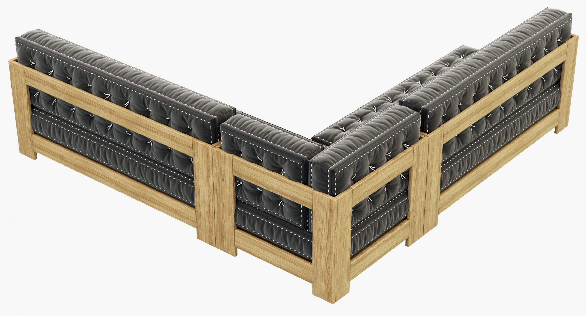 RH Teen Callum Corner Sectional Set - 3D Model by zifir3d